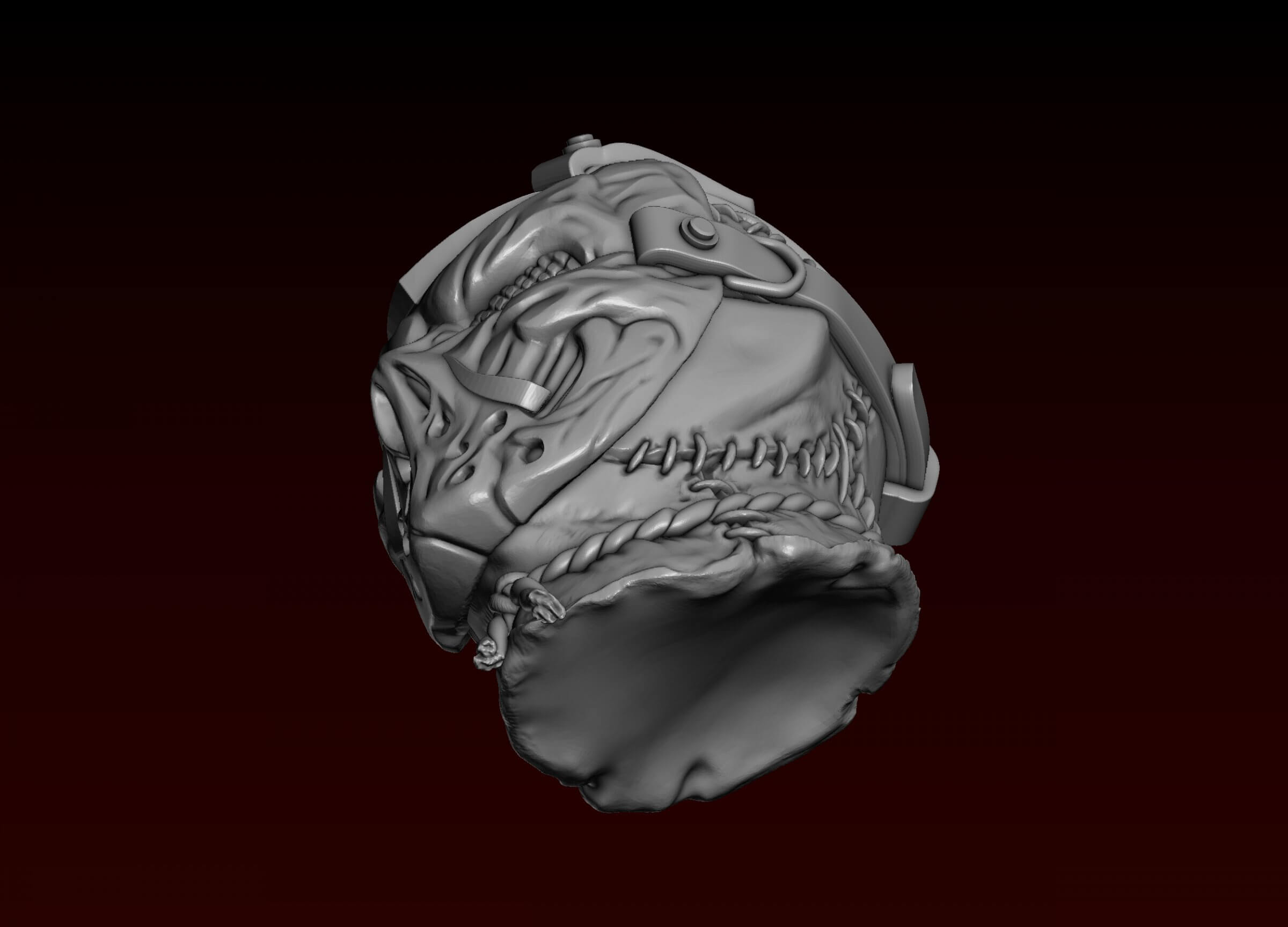 Jason Head in Mask - 3D Model by alexkovalev