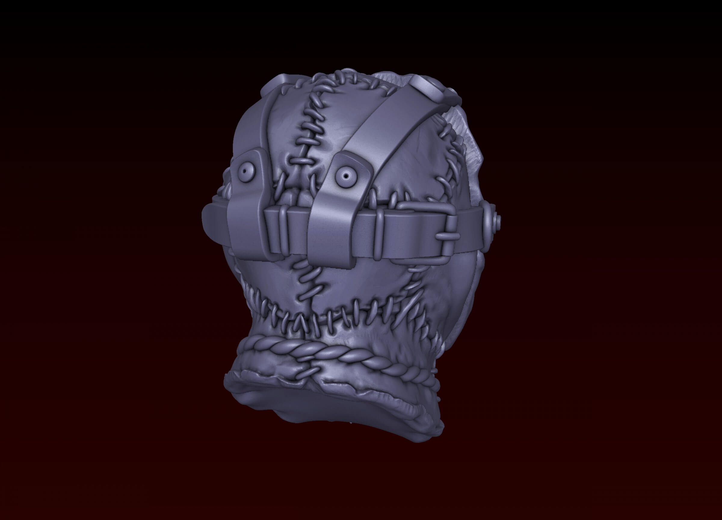 Jason Head in Mask - 3D Model by alexkovalev