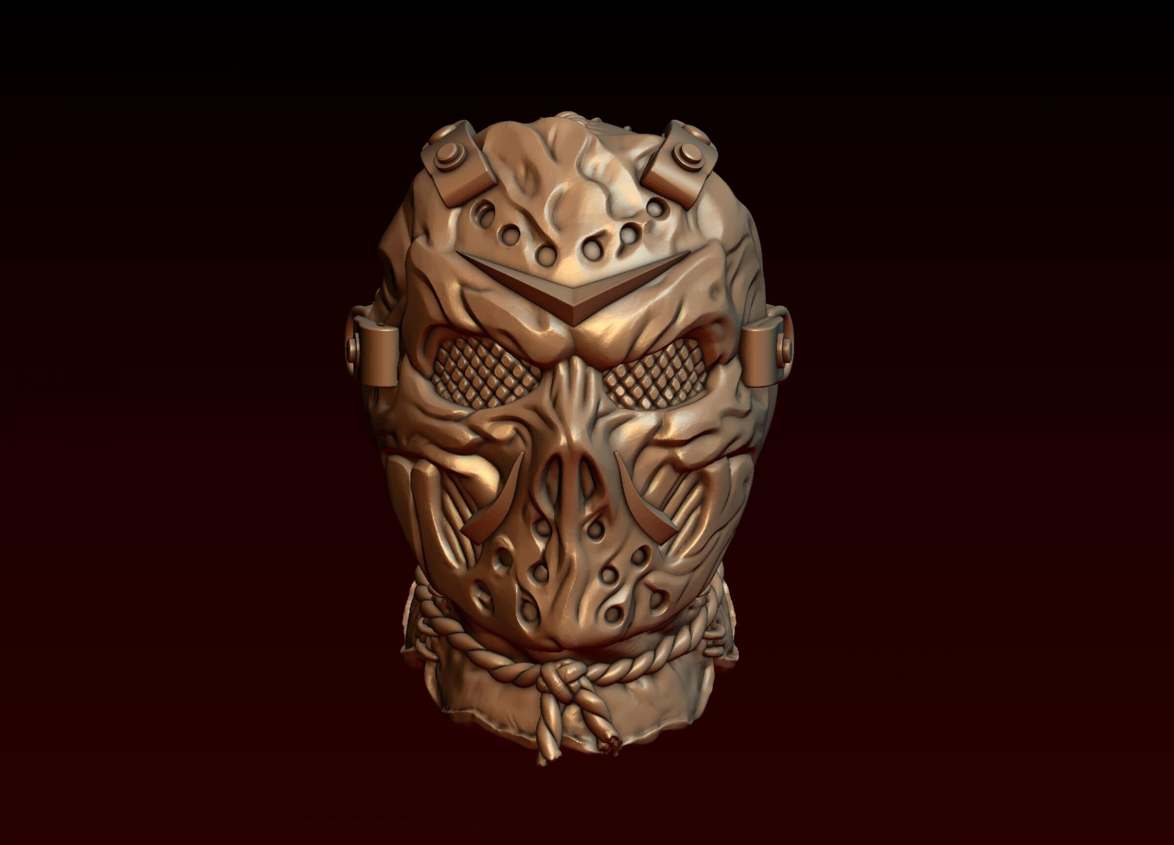 Jason Head in Mask - 3D Model by alexkovalev