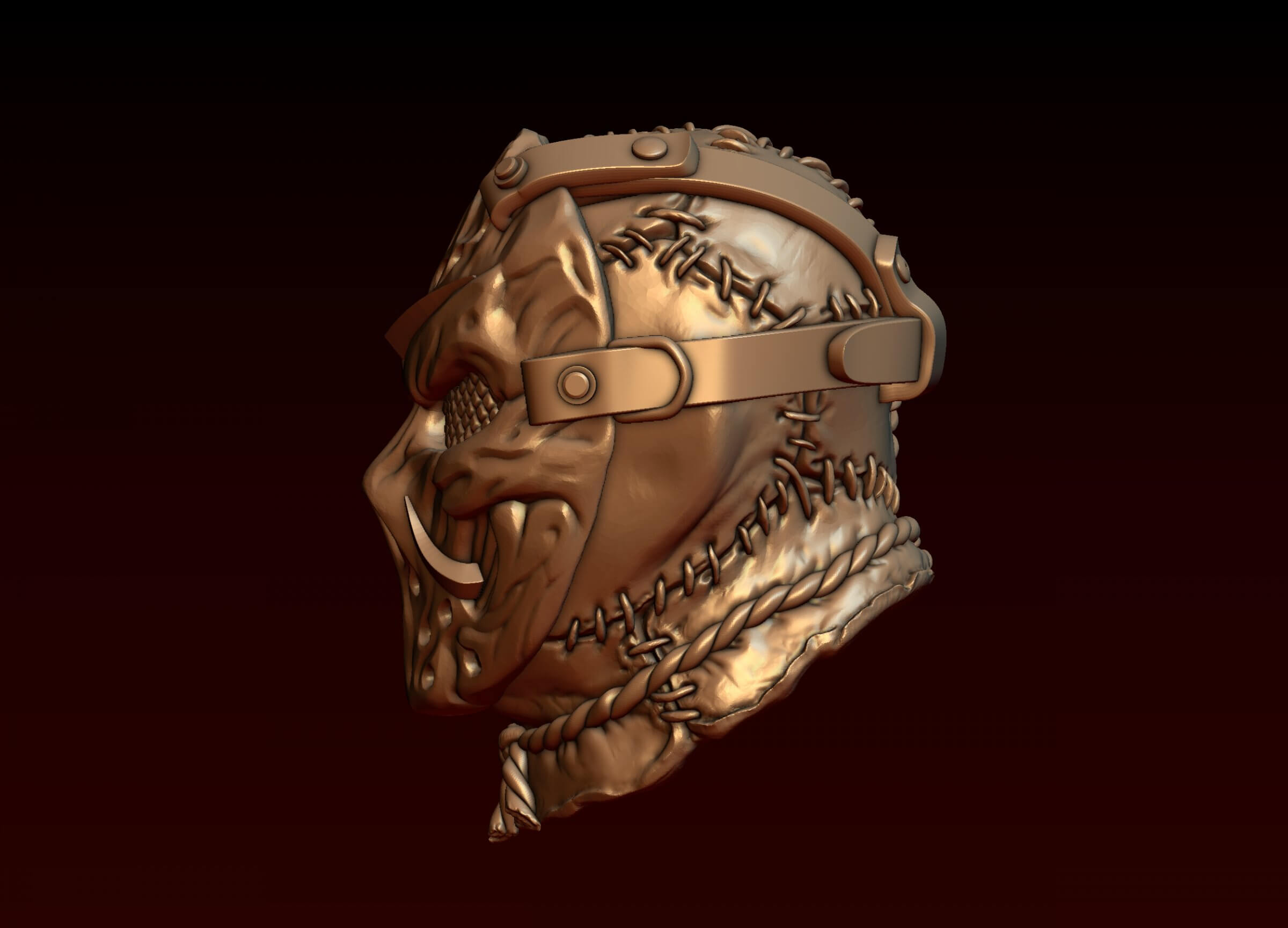 Jason Head in Mask - 3D Model by alexkovalev