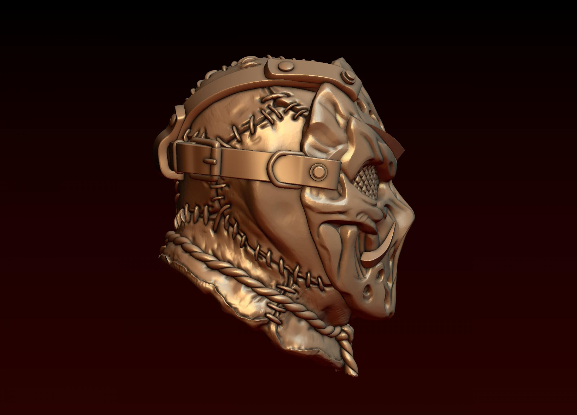 Jason Head in Mask - 3D Model by alexkovalev