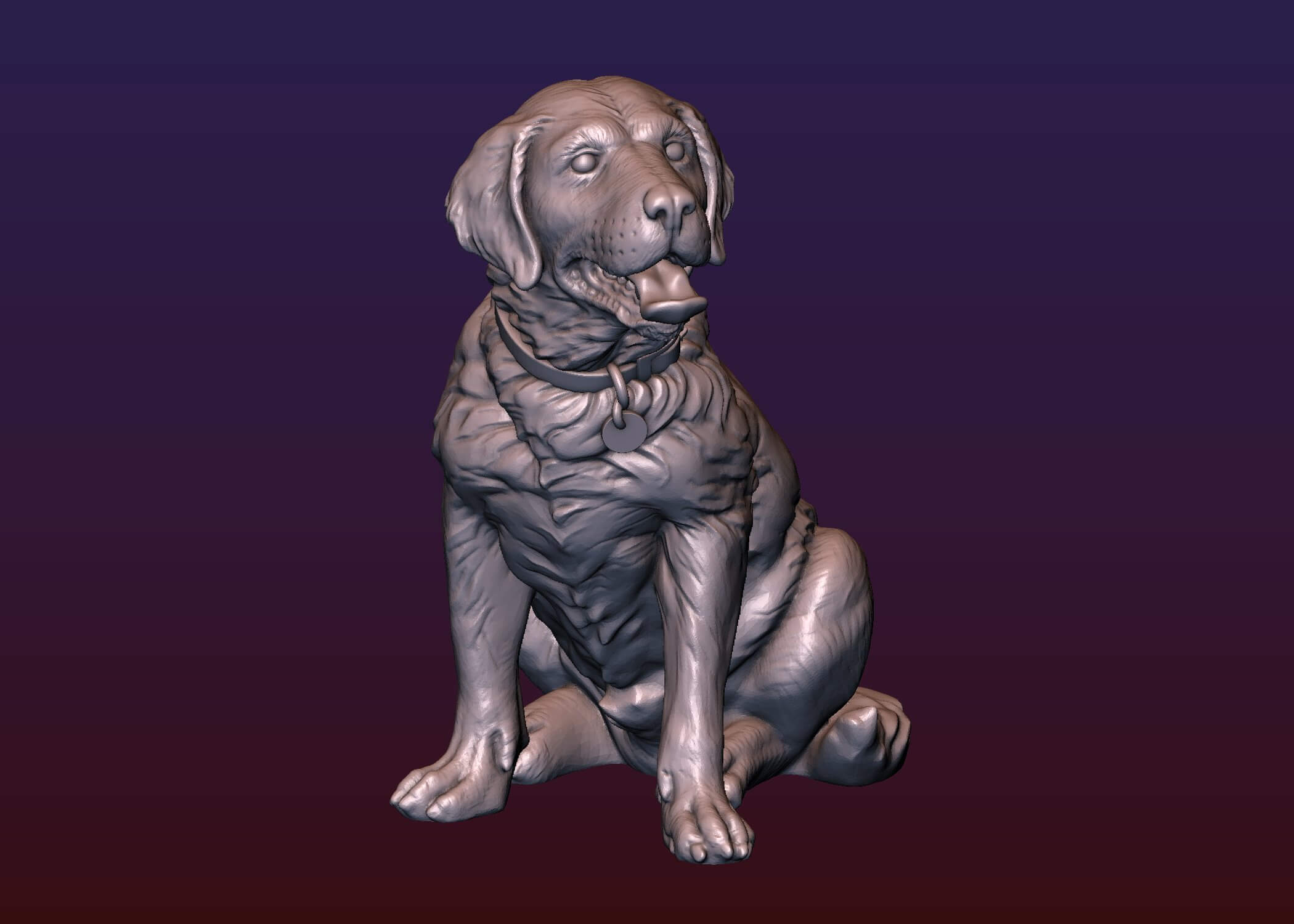 Labrador - 3D Print Model by alexkovalev