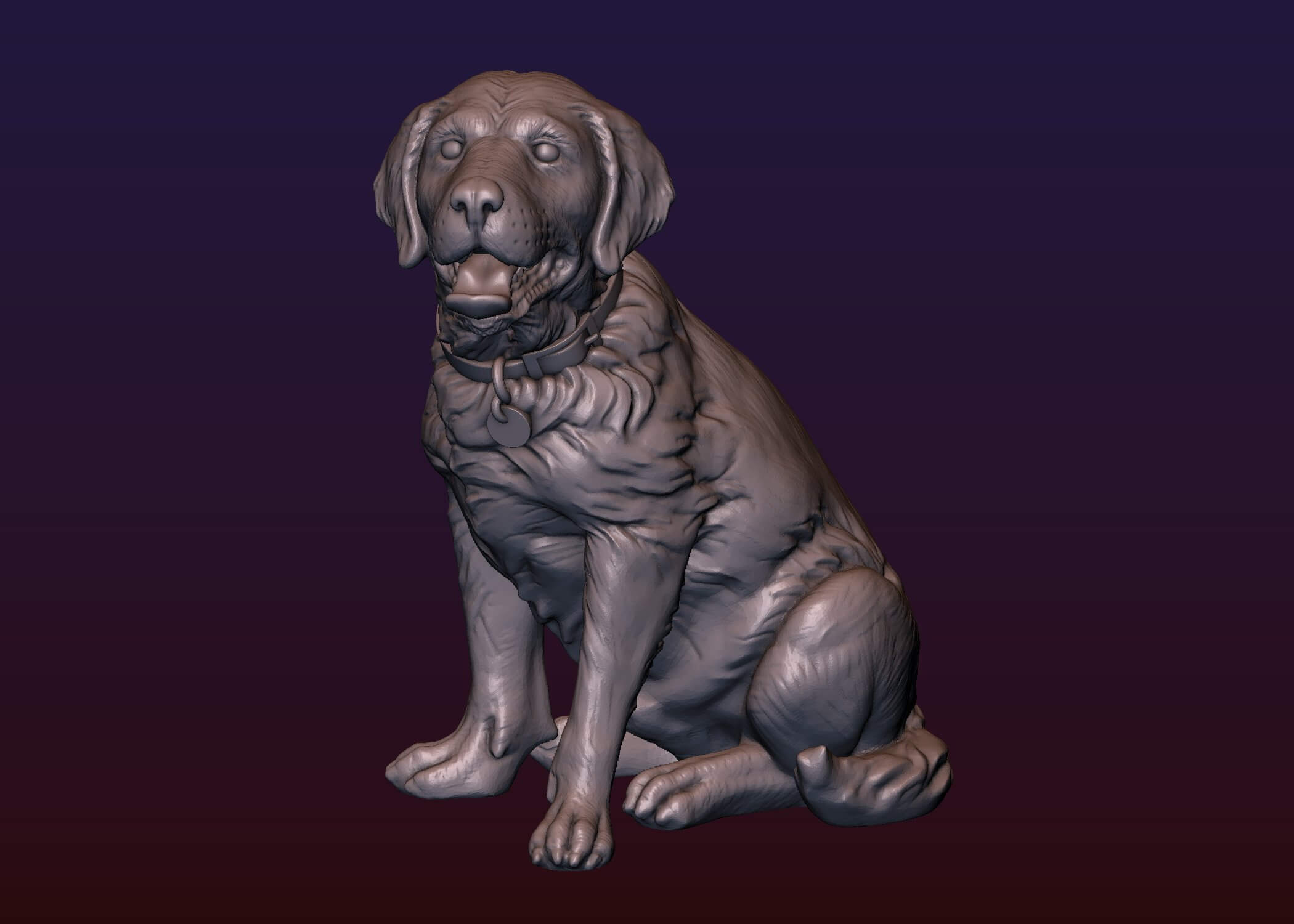 Labrador - 3D Model by alexkovalev