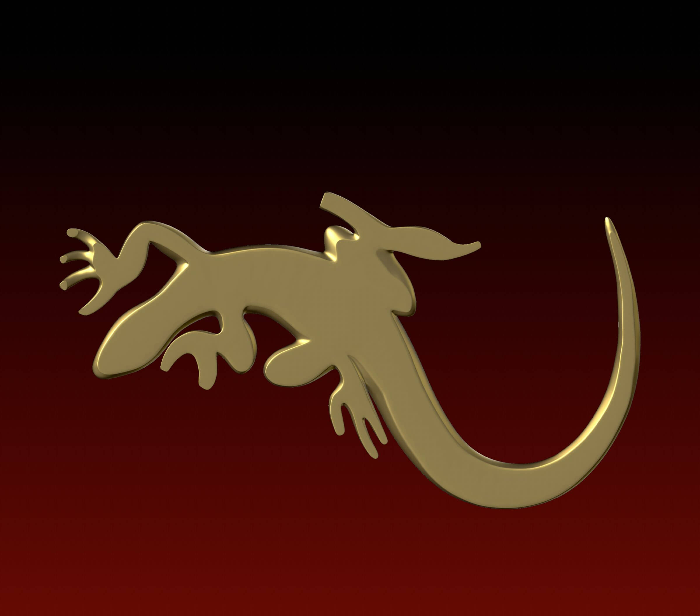 Lizard - 3D Print Model by alexkovalev