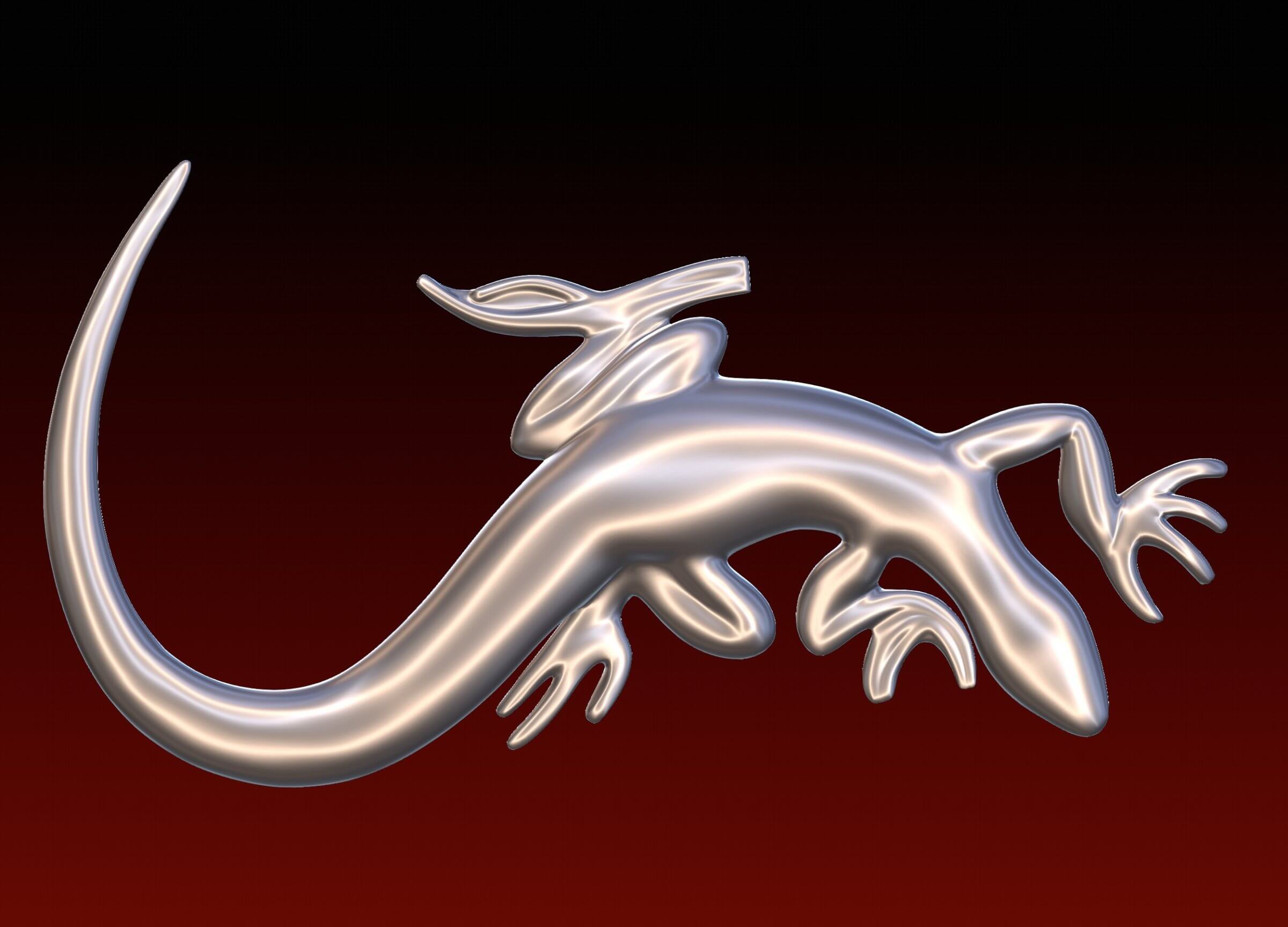 Lizard - 3D Print Model by alexkovalev