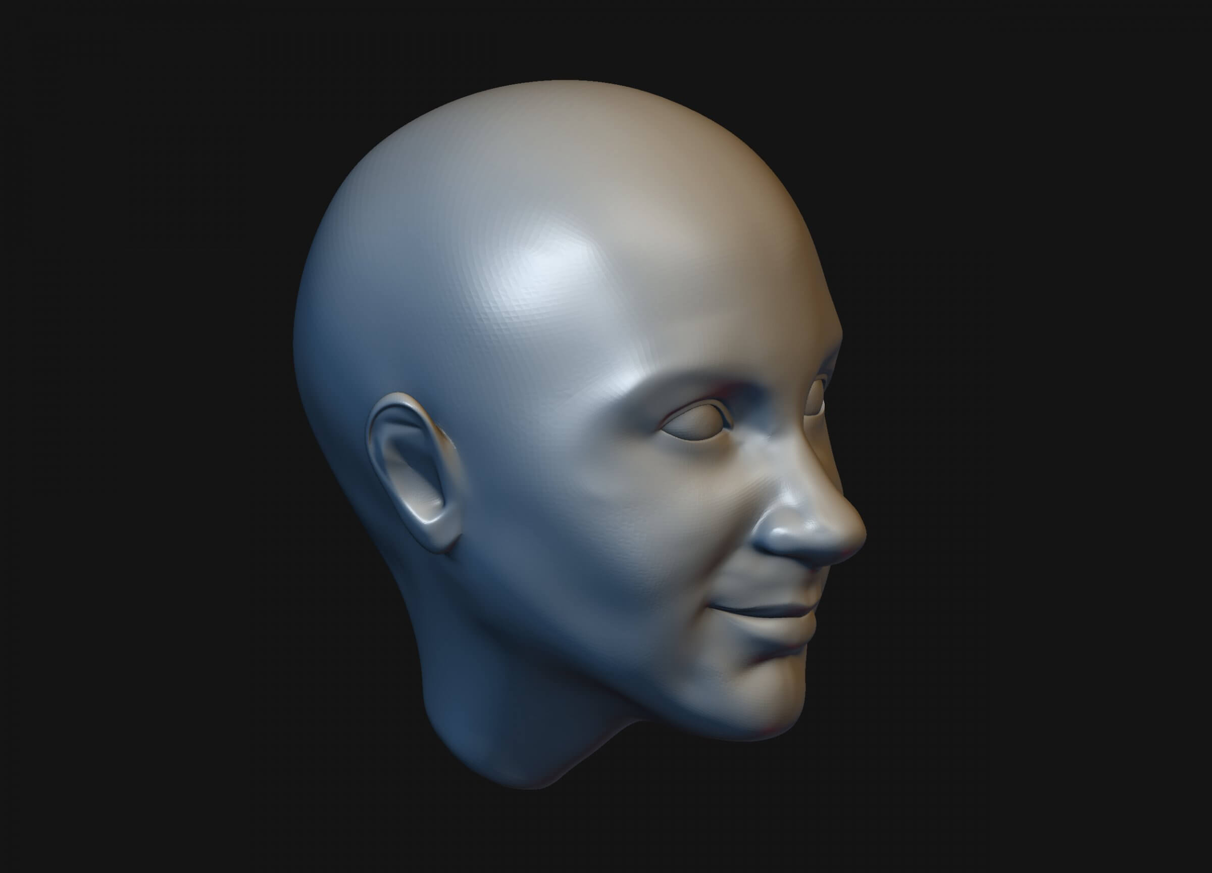 Male Head 13 - 3D Model by alexkovalev