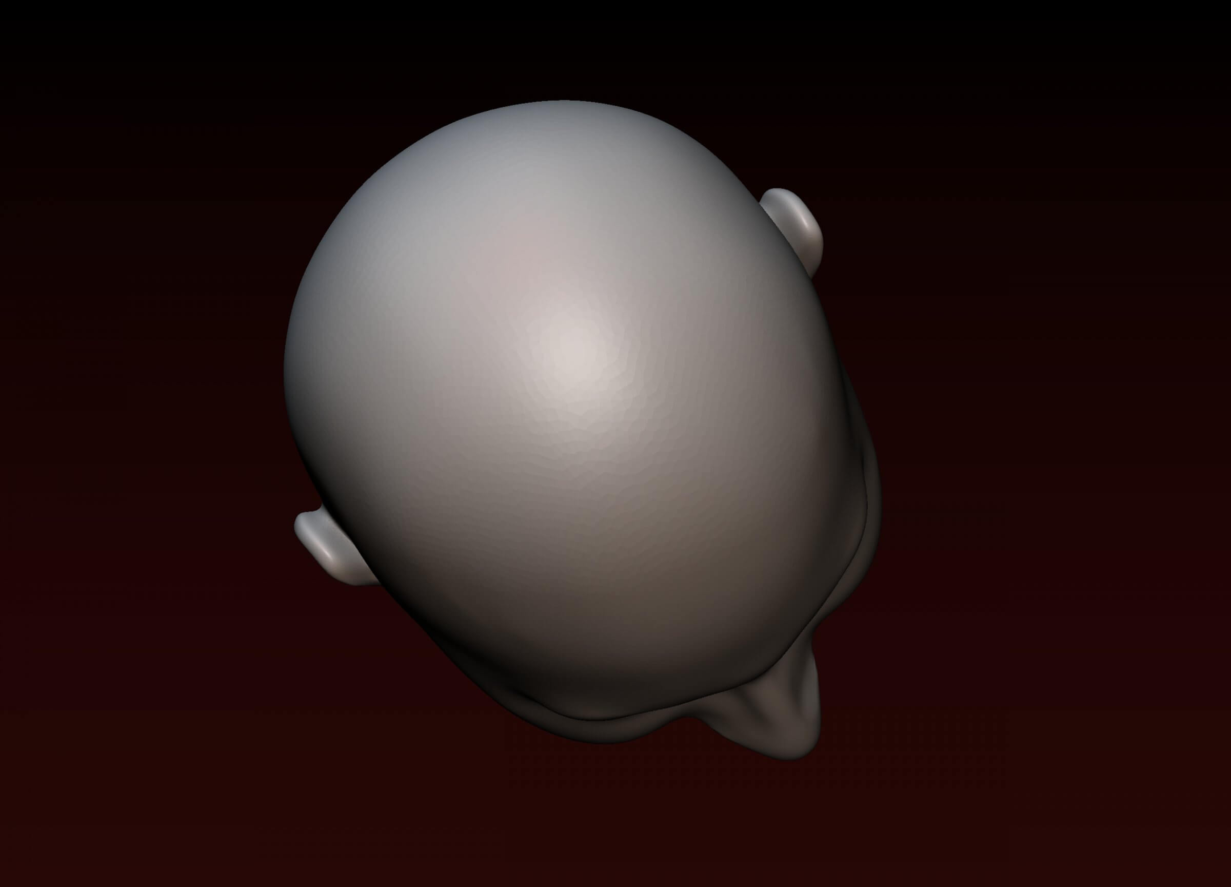 Male Head 21 - 3D Print Model by alexkovalev