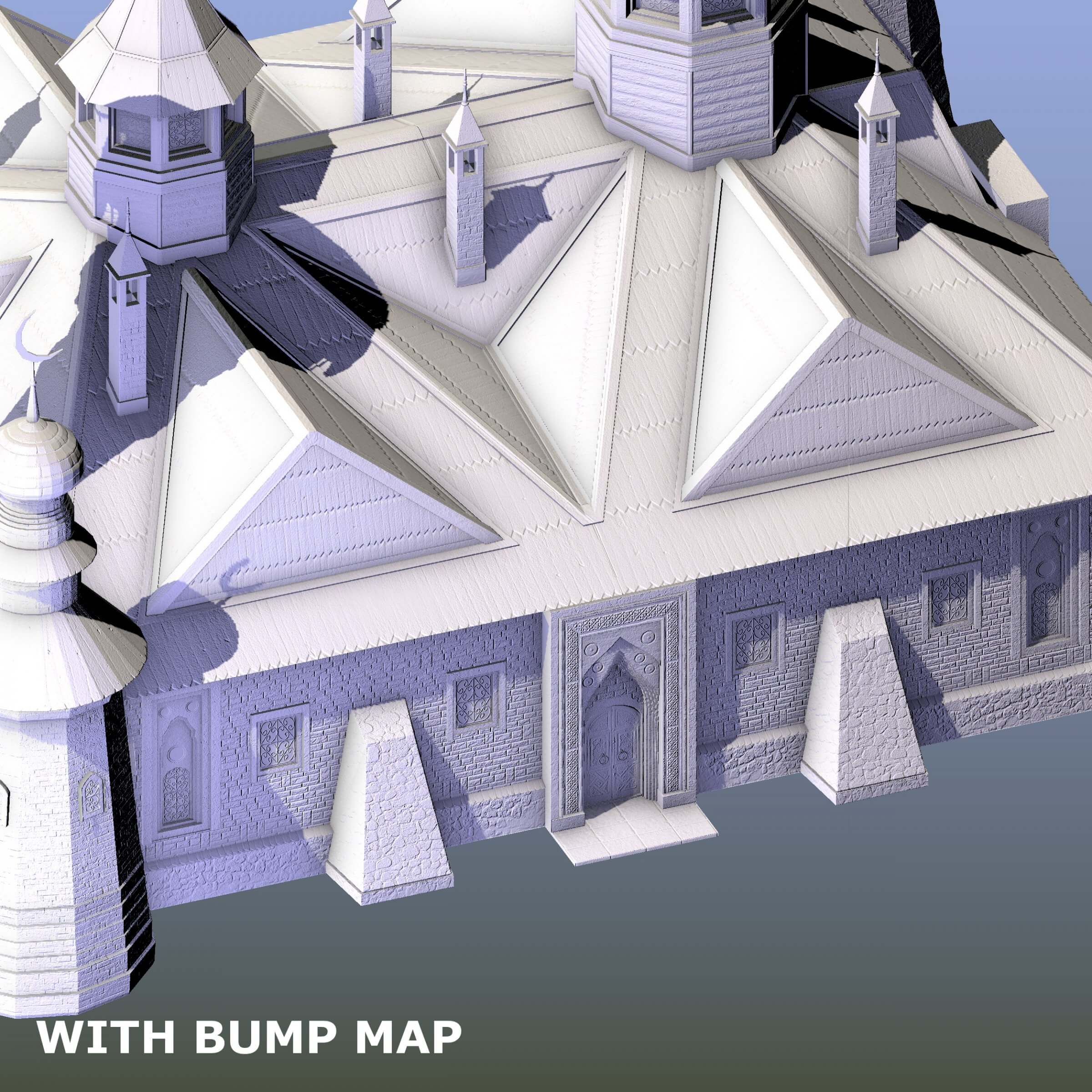 Mosque Ancient - 3D Model by alexkovalev