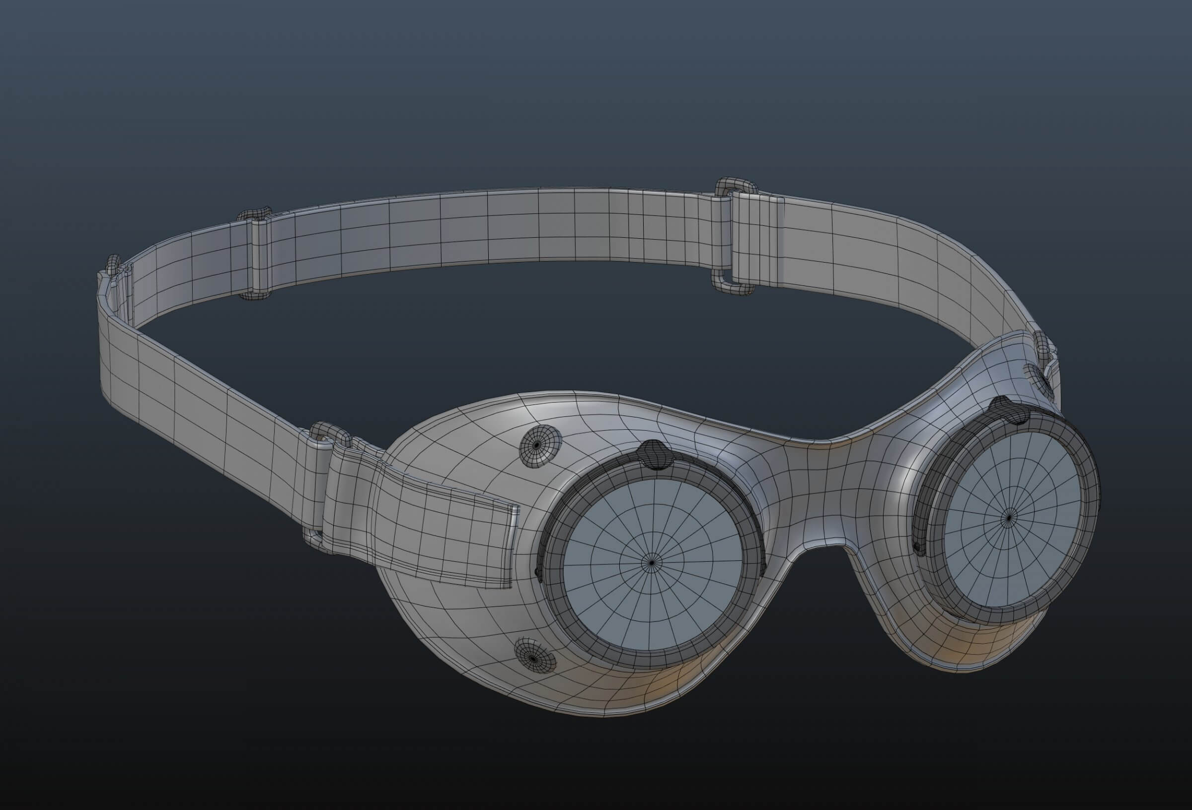 Motorcycle Glasses - 3D Model by alexkovalev