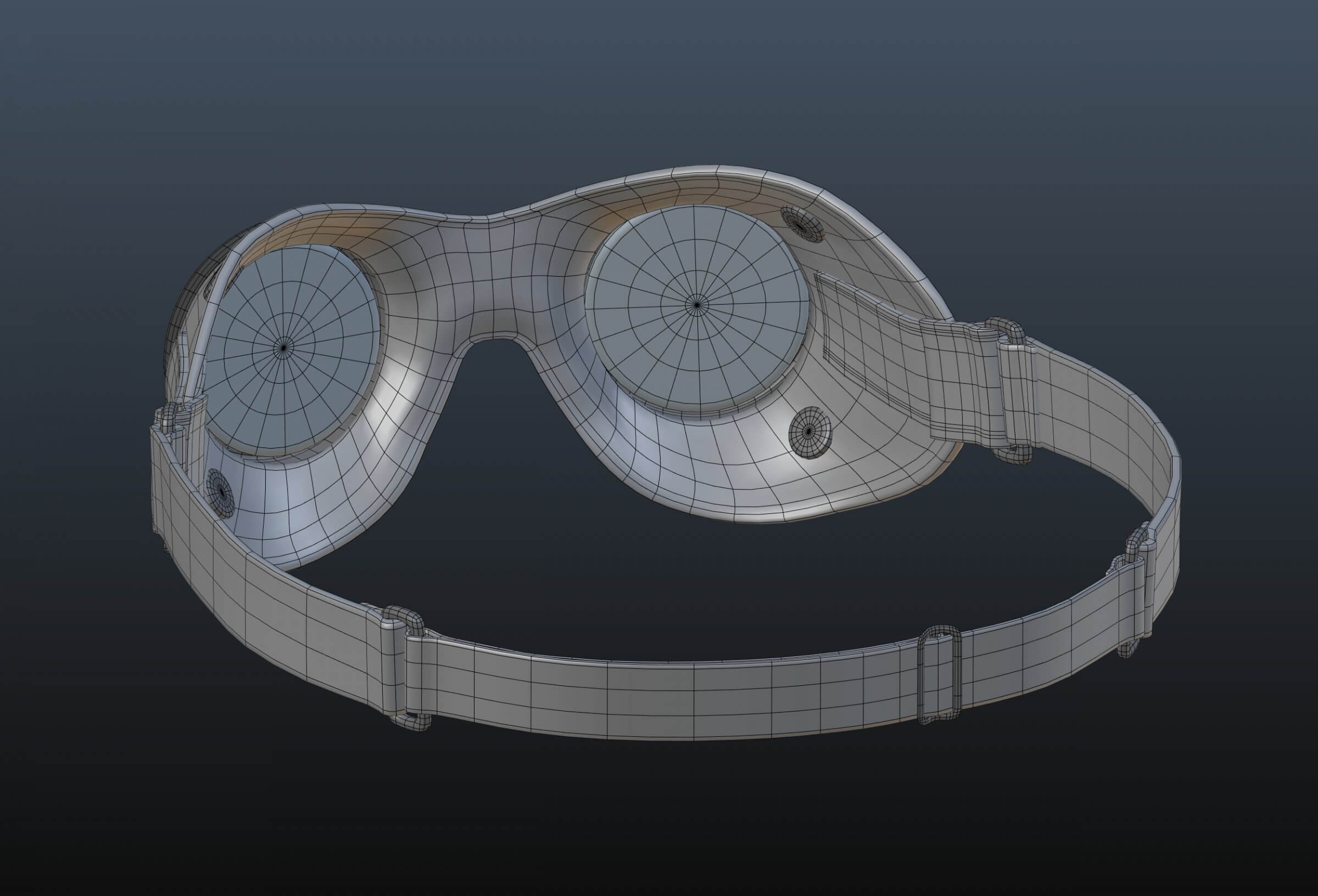 Motorcycle Glasses - 3D Model by alexkovalev