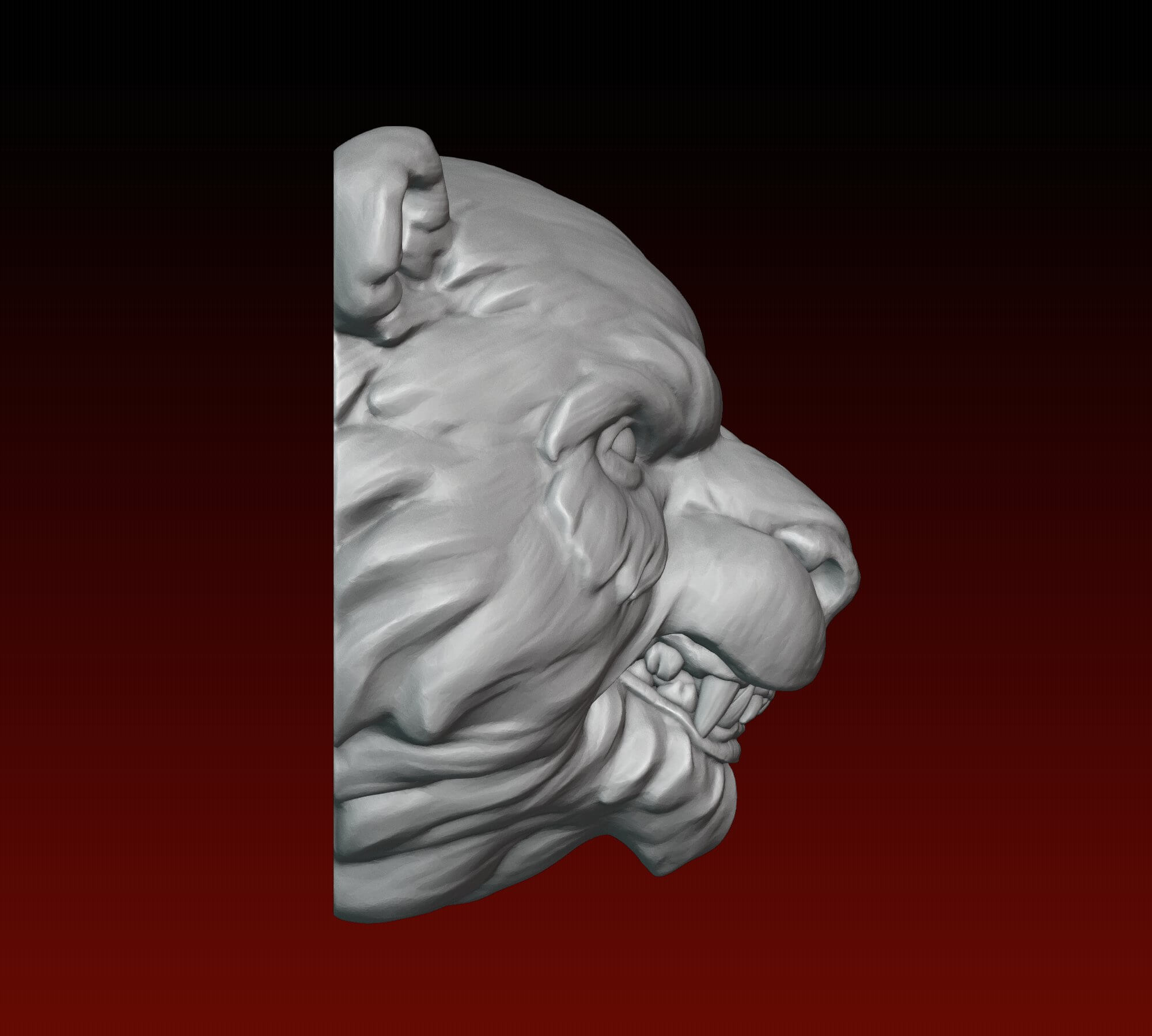 Panda Head - 3D Model by alexkovalev