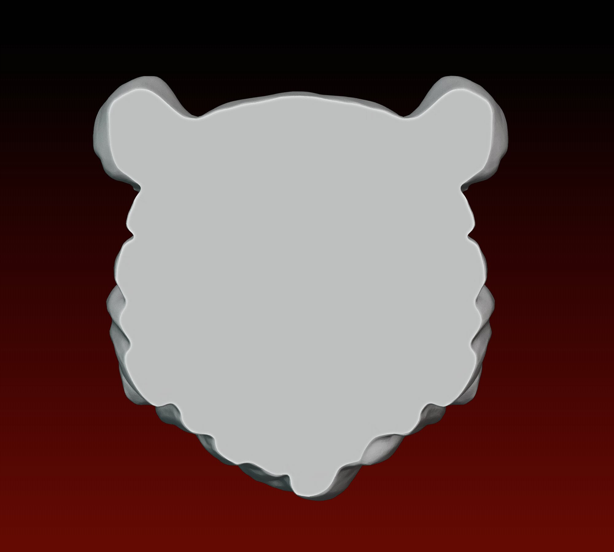 Panda Head - 3D Model by alexkovalev