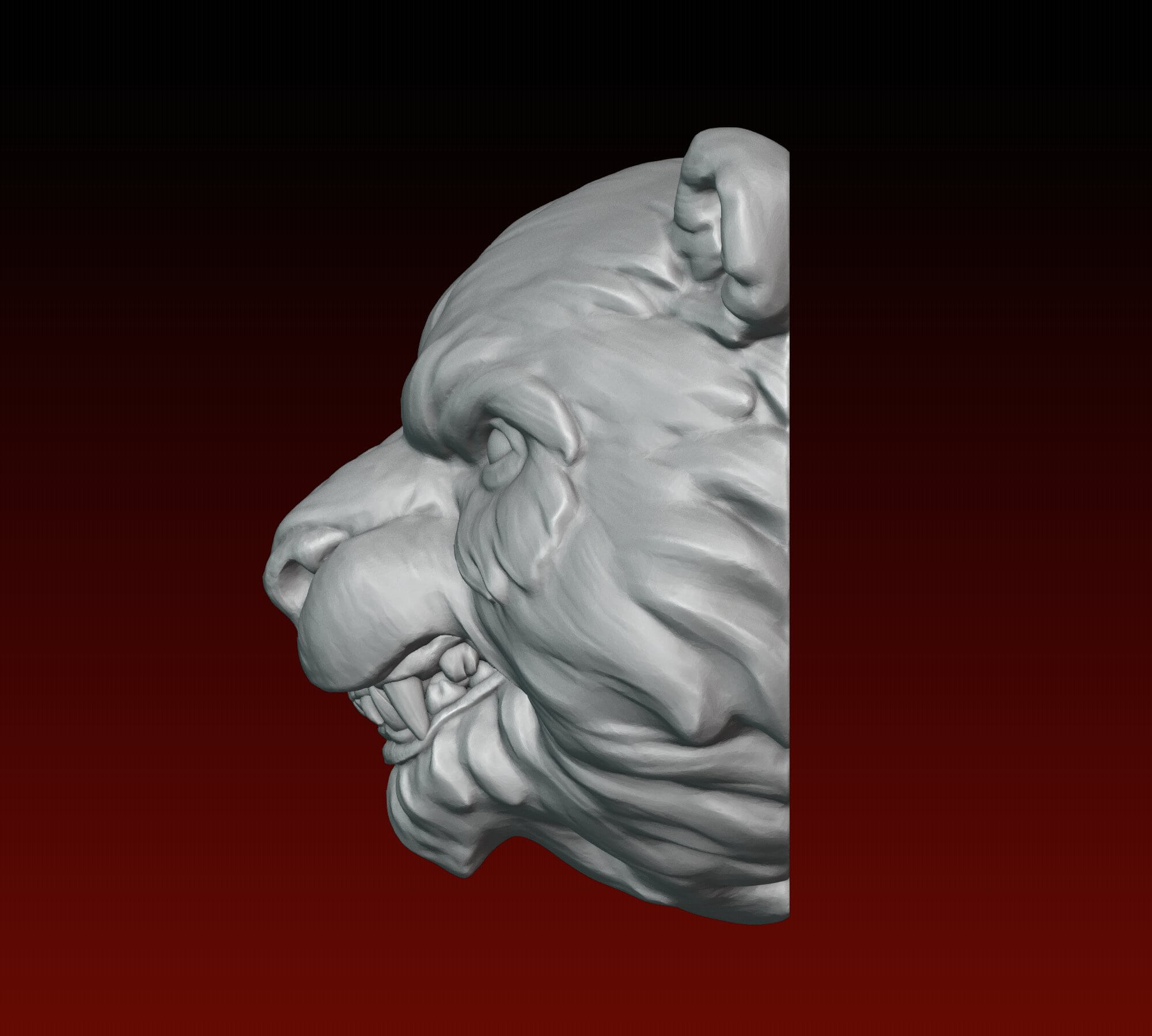Panda Head - 3D Model by alexkovalev