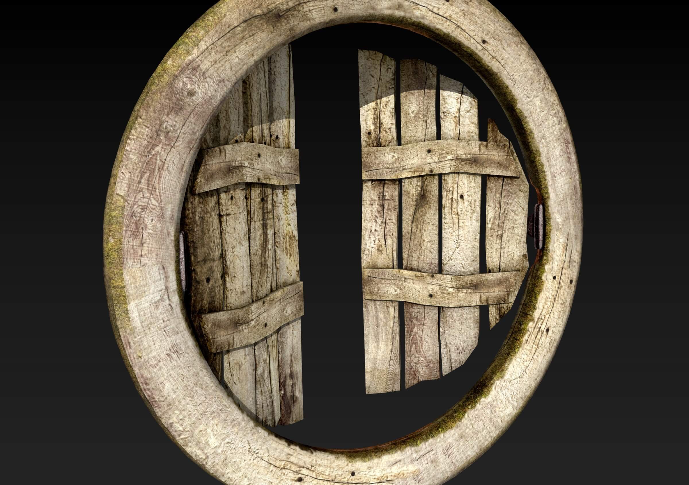 Round Window - 3D Model by alexkovalev