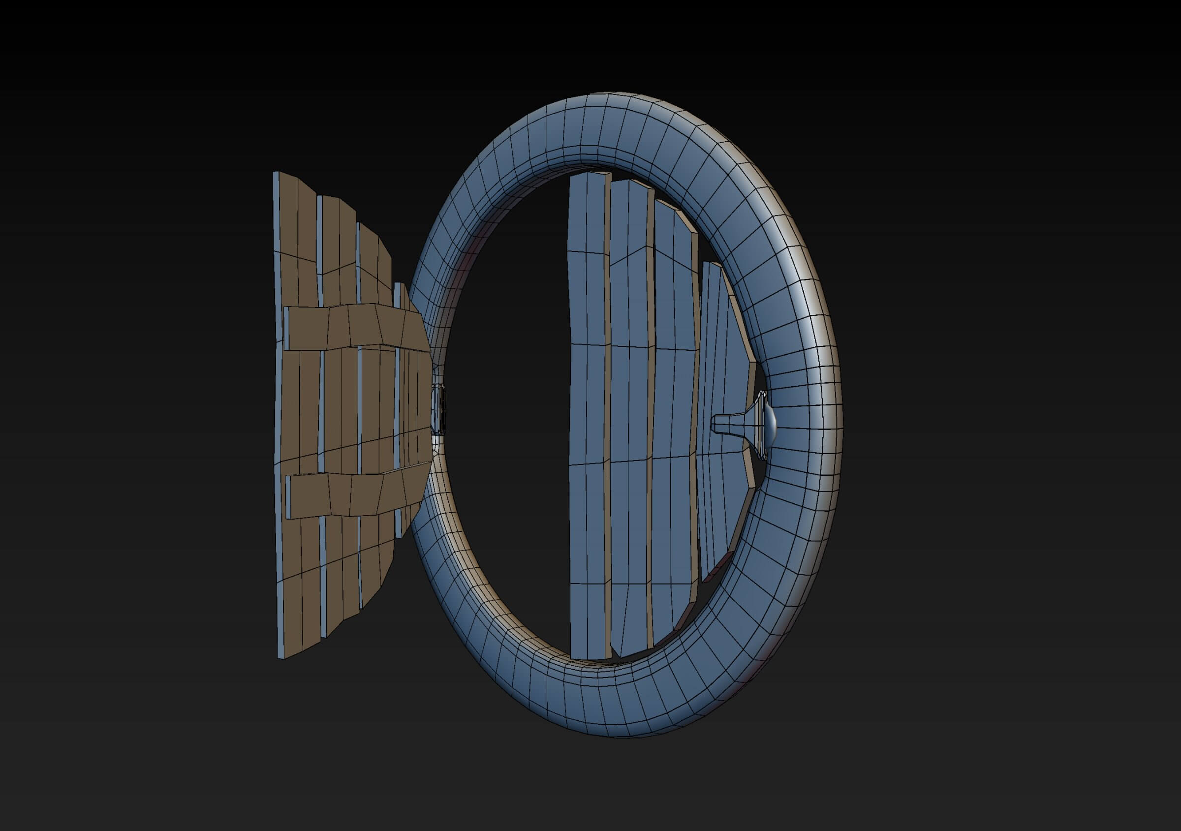 Round Window - 3D Model by alexkovalev