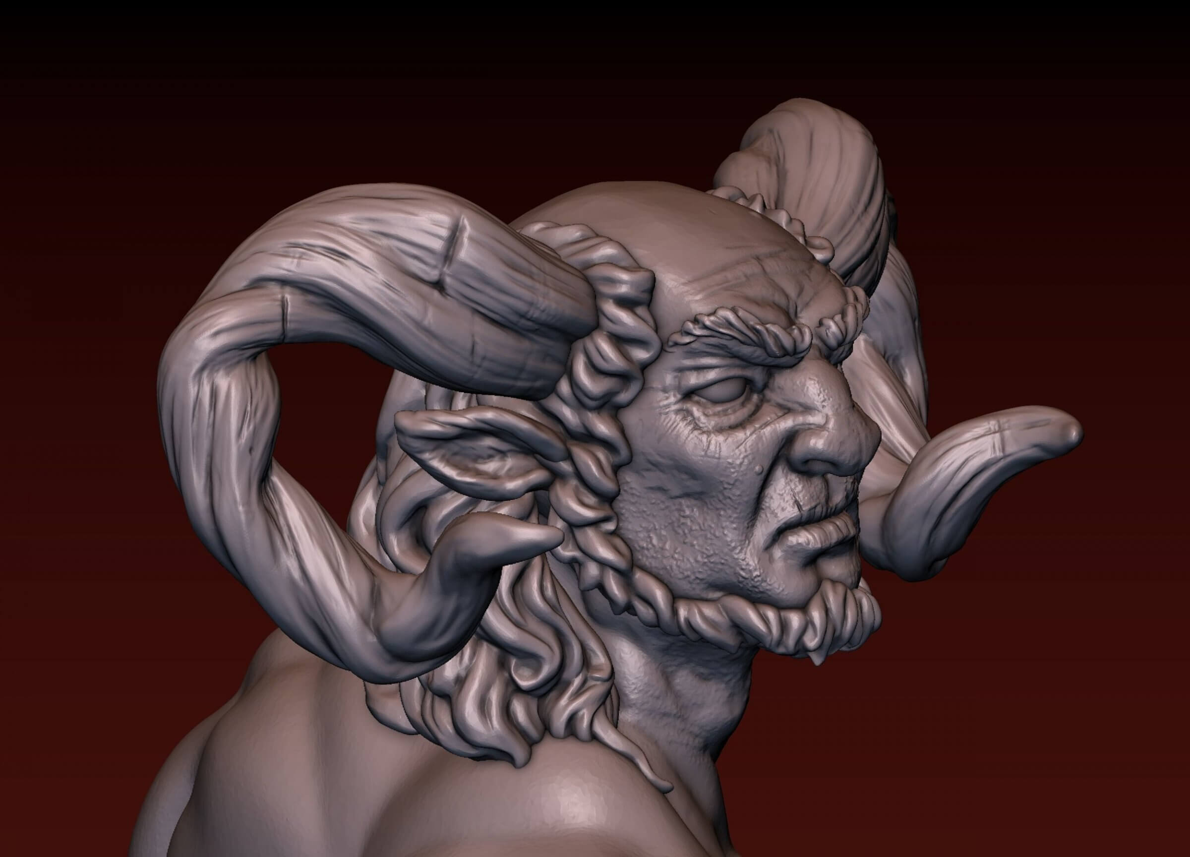 Satyr - 3D Print Model by alexkovalev