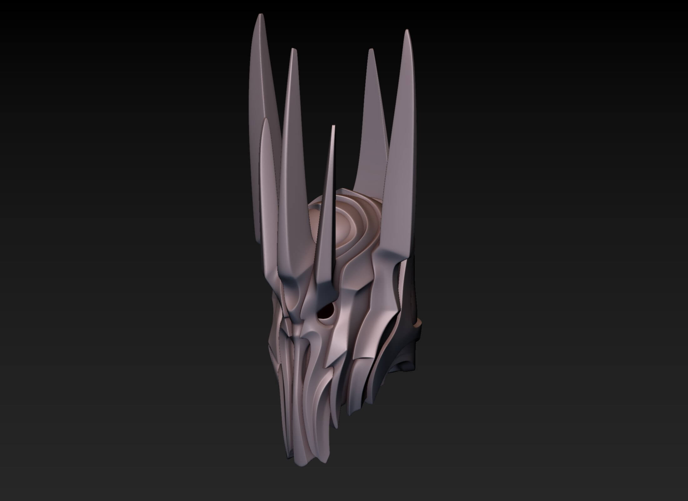 Sauron Helmet - 3D Model by alexkovalev