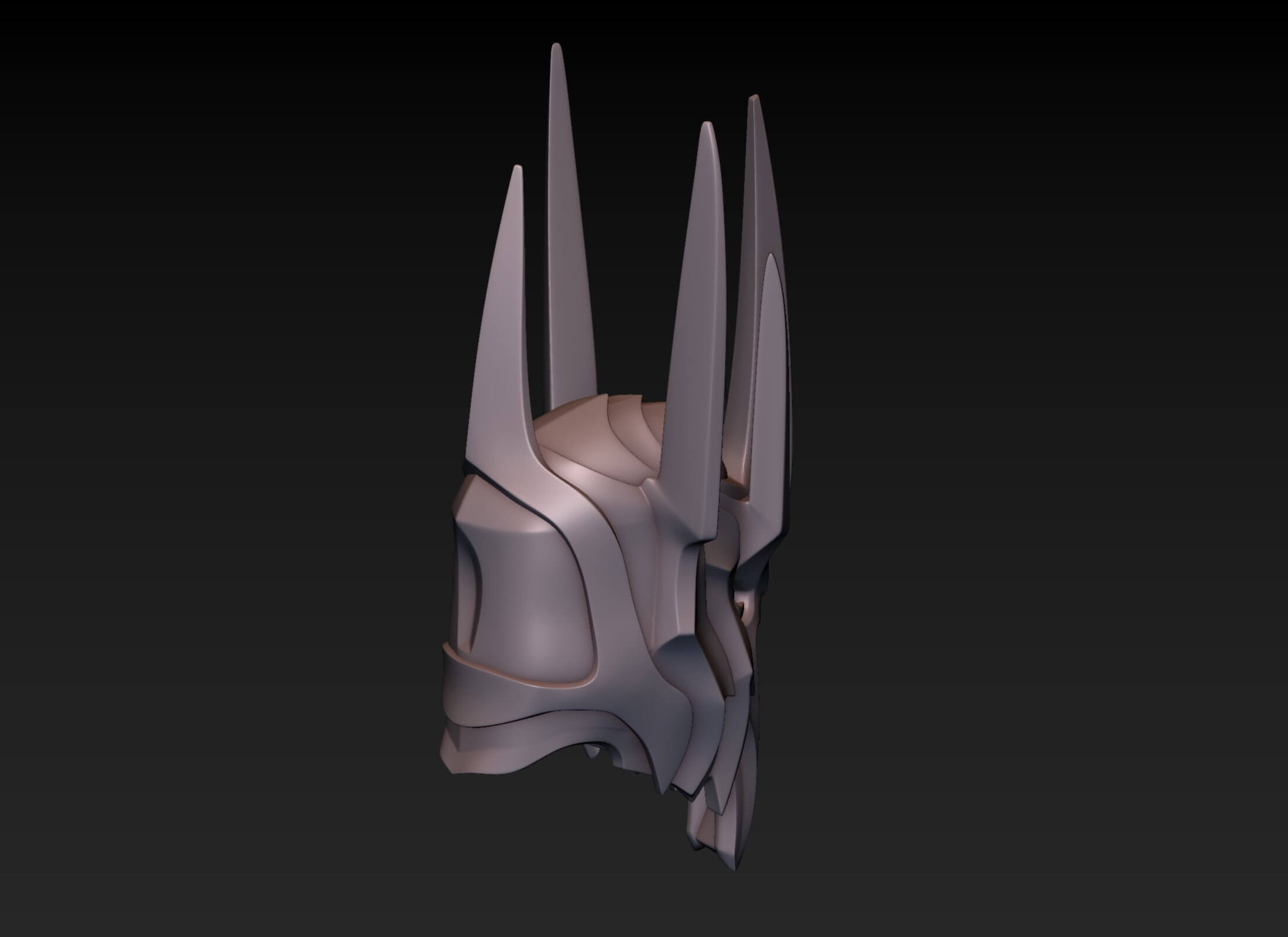Sauron Helmet - 3D Model by alexkovalev