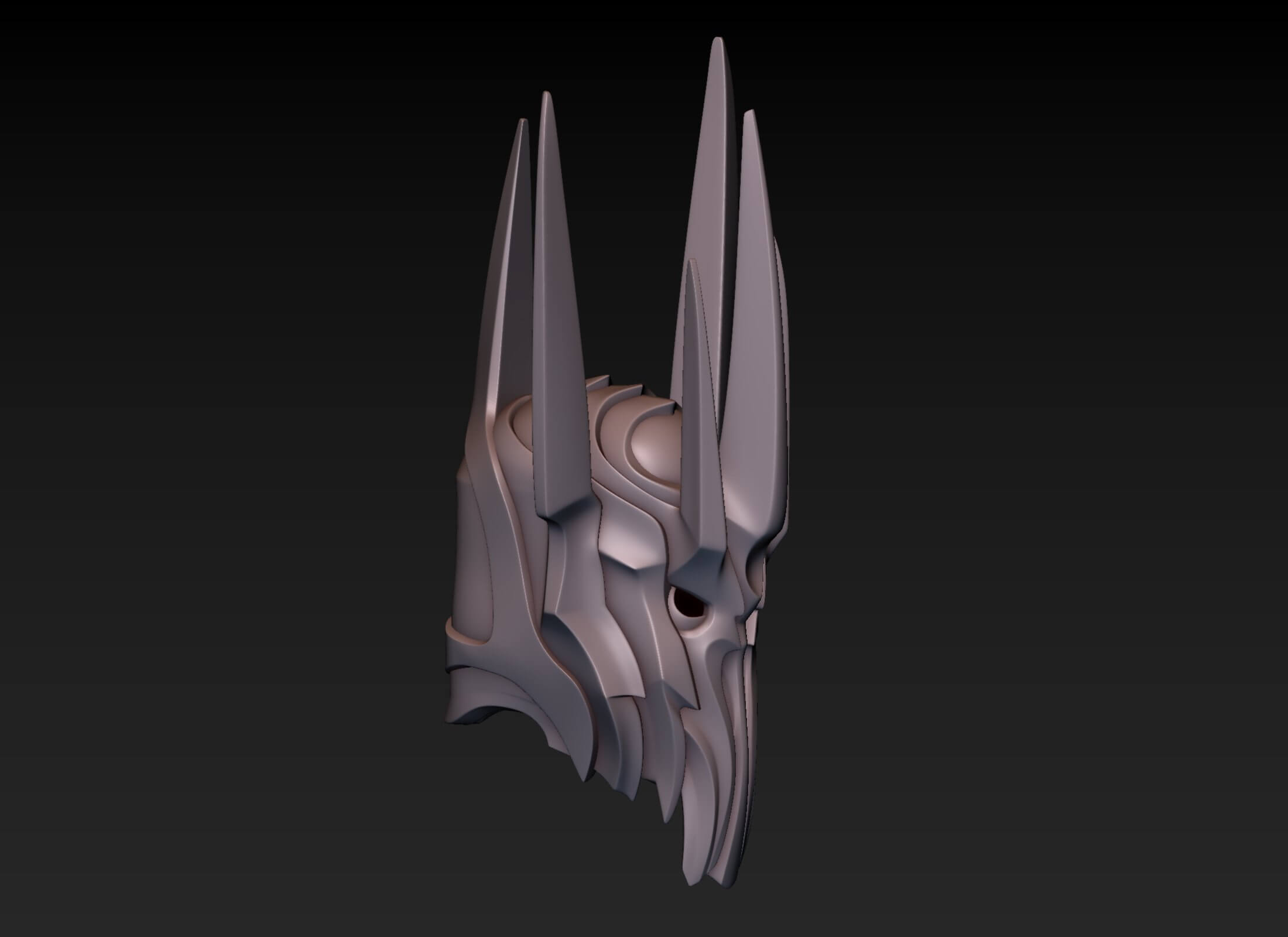 Sauron Helmet - 3D Model by alexkovalev