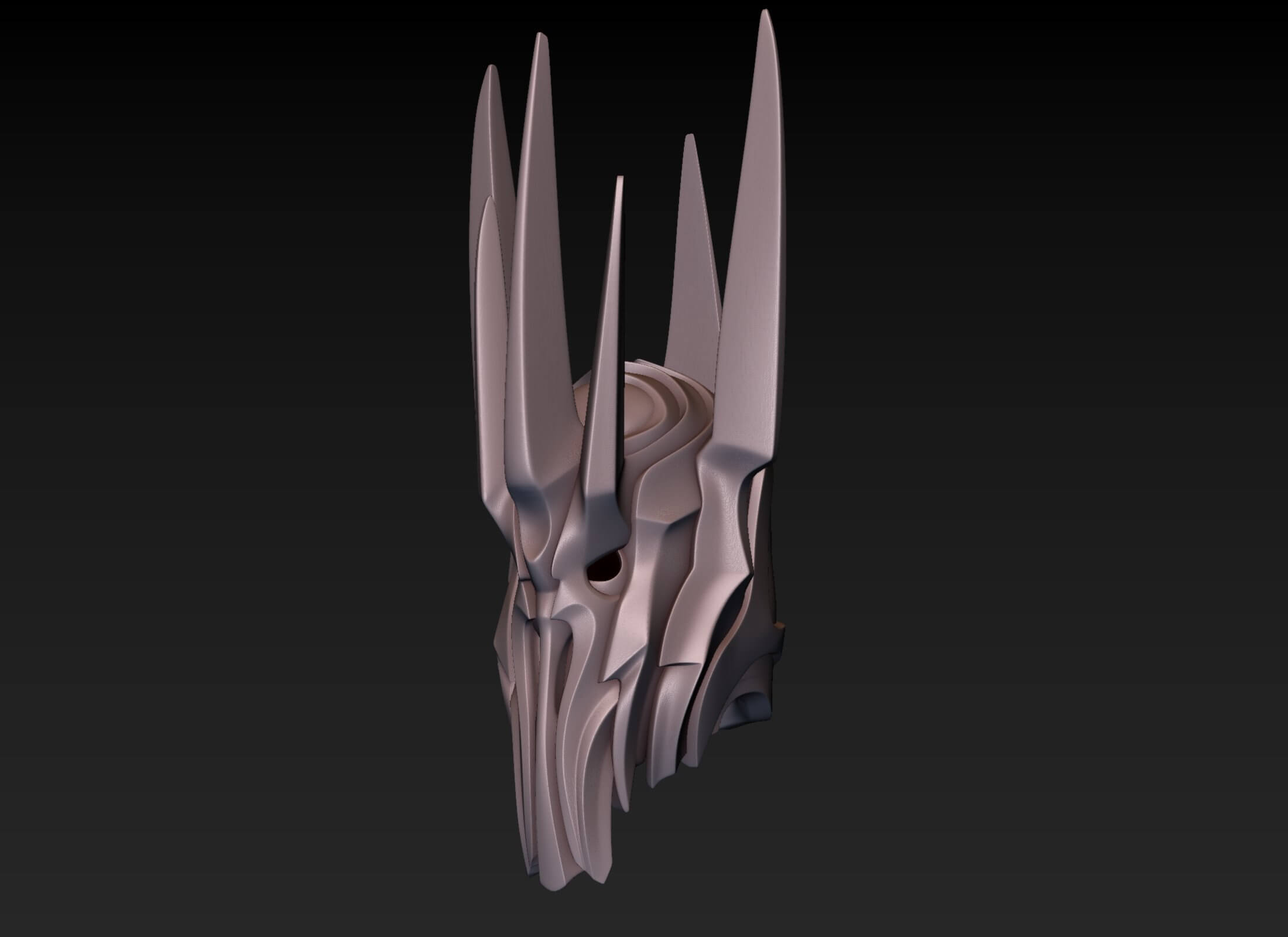 Sauron Helmet - 3D Model by alexkovalev