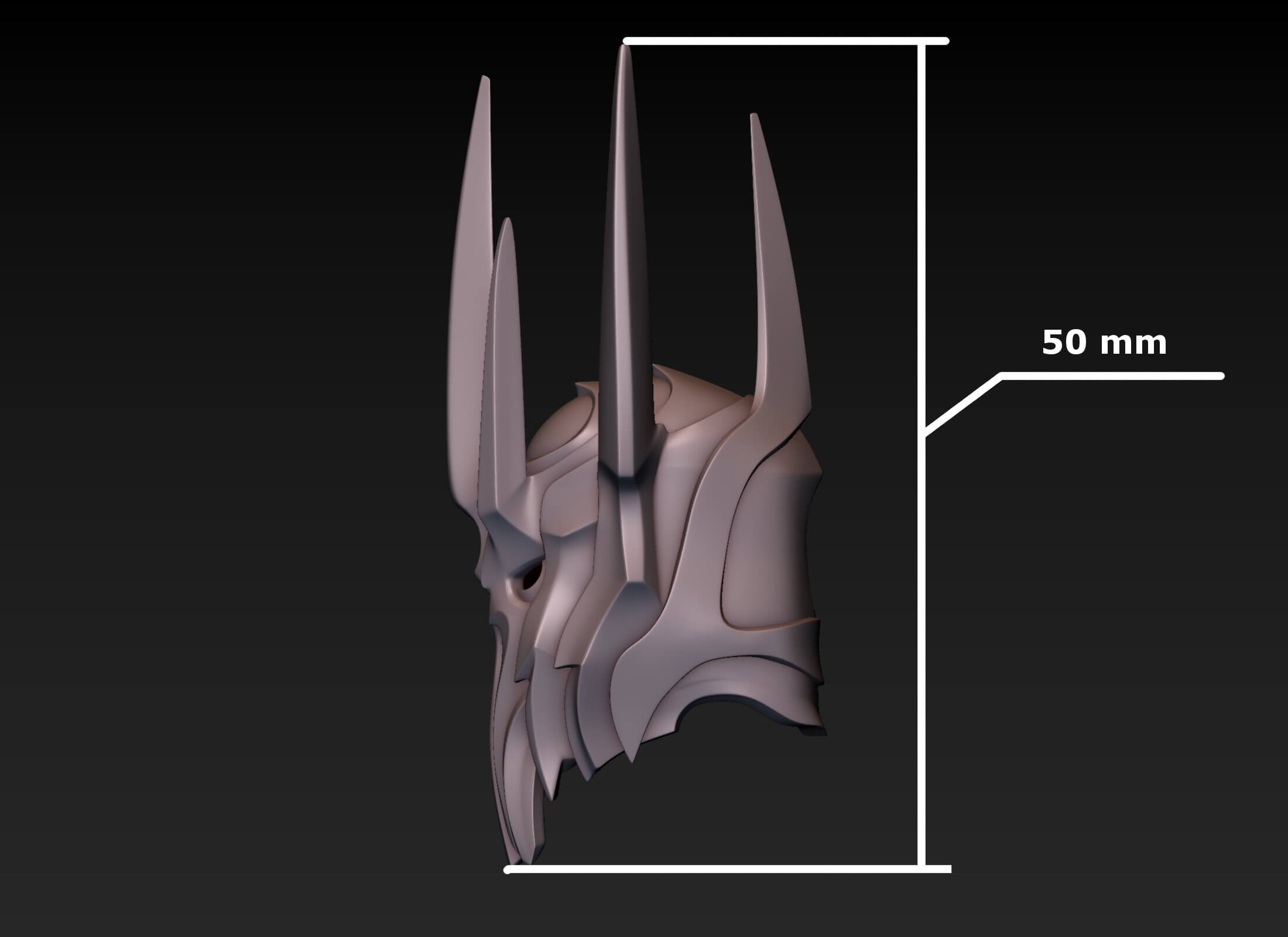 Sauron Helmet - 3D Model by alexkovalev