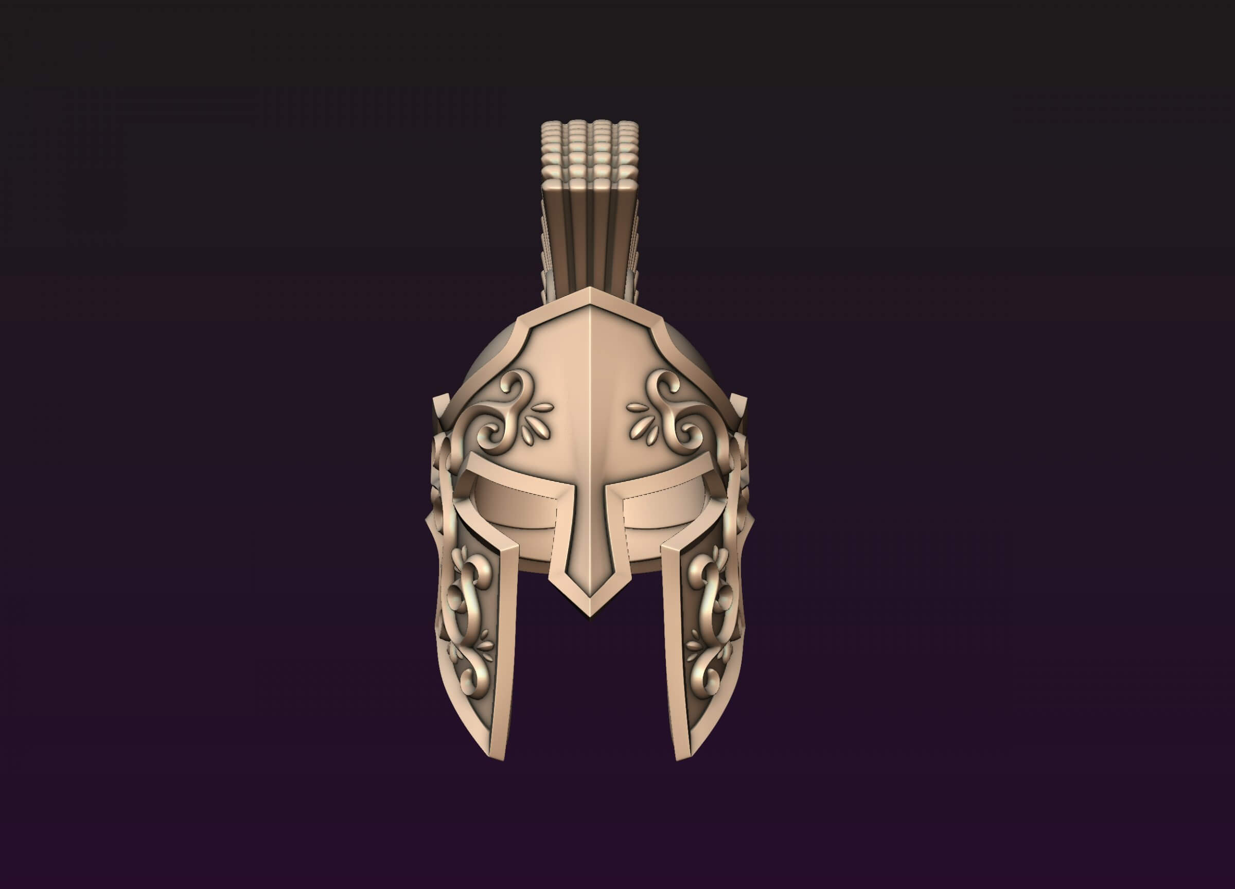 Spartan Helmet - 3D Model by alexkovalev