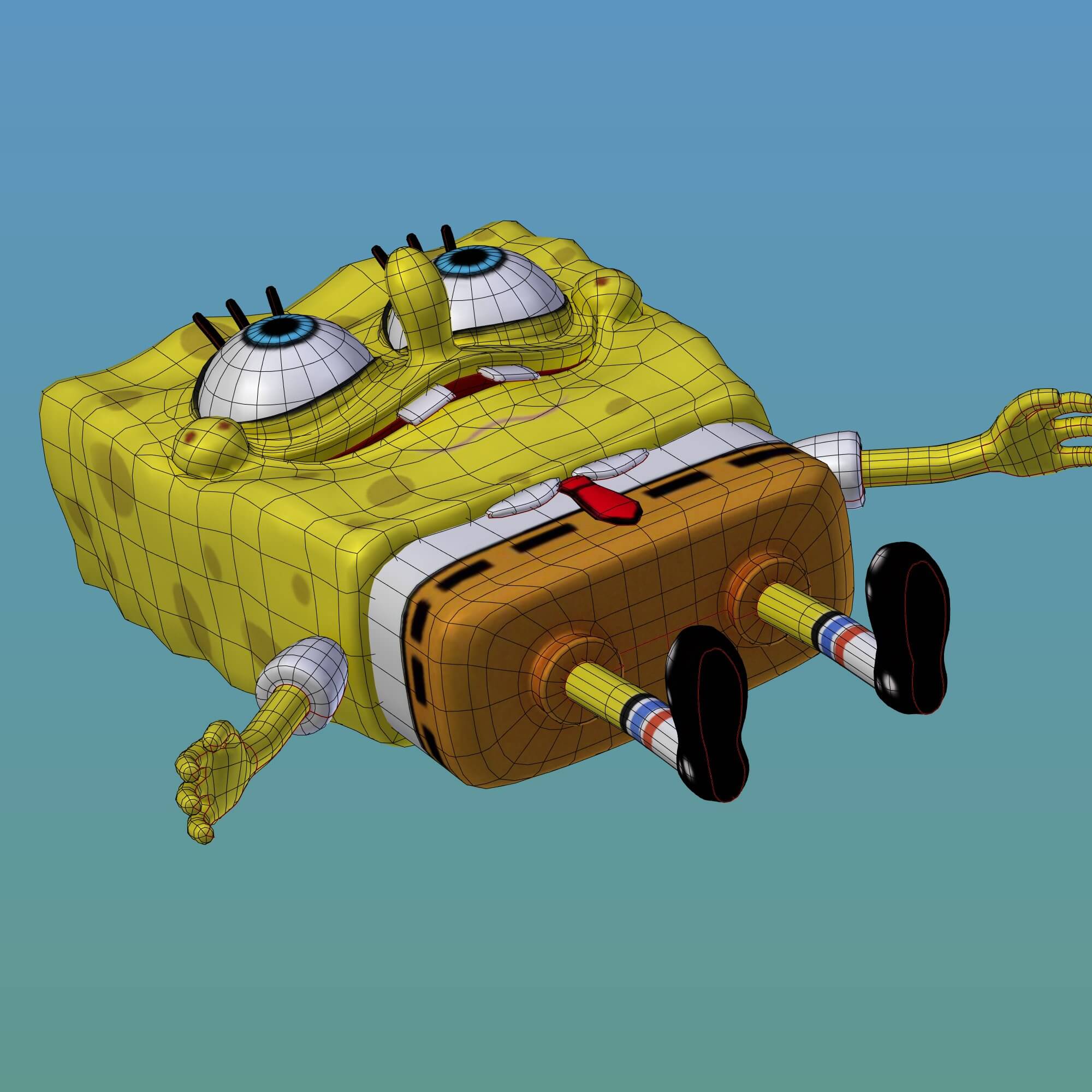 Spongebob Squarepants - 3D Model by alexkovalev