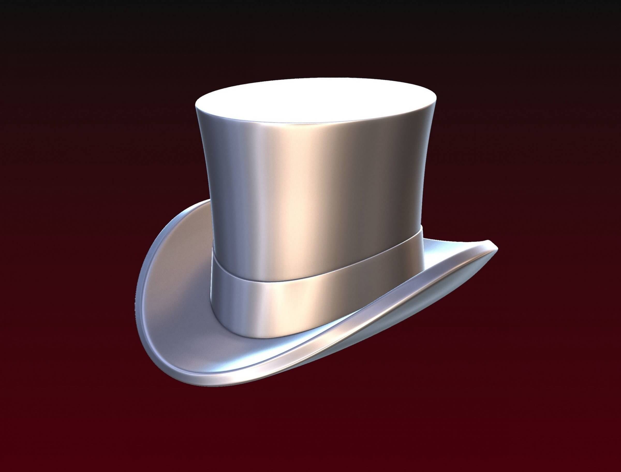 Top Hat - 3D Print Model by alexkovalev
