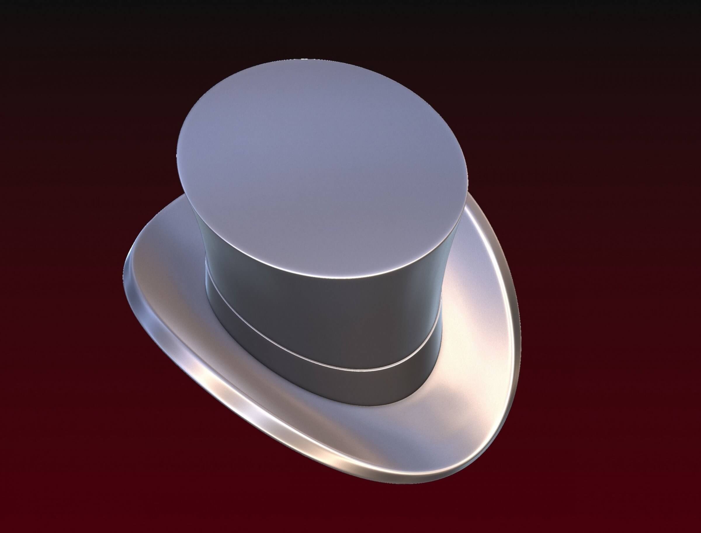 Top Hat - 3D Print Model by alexkovalev