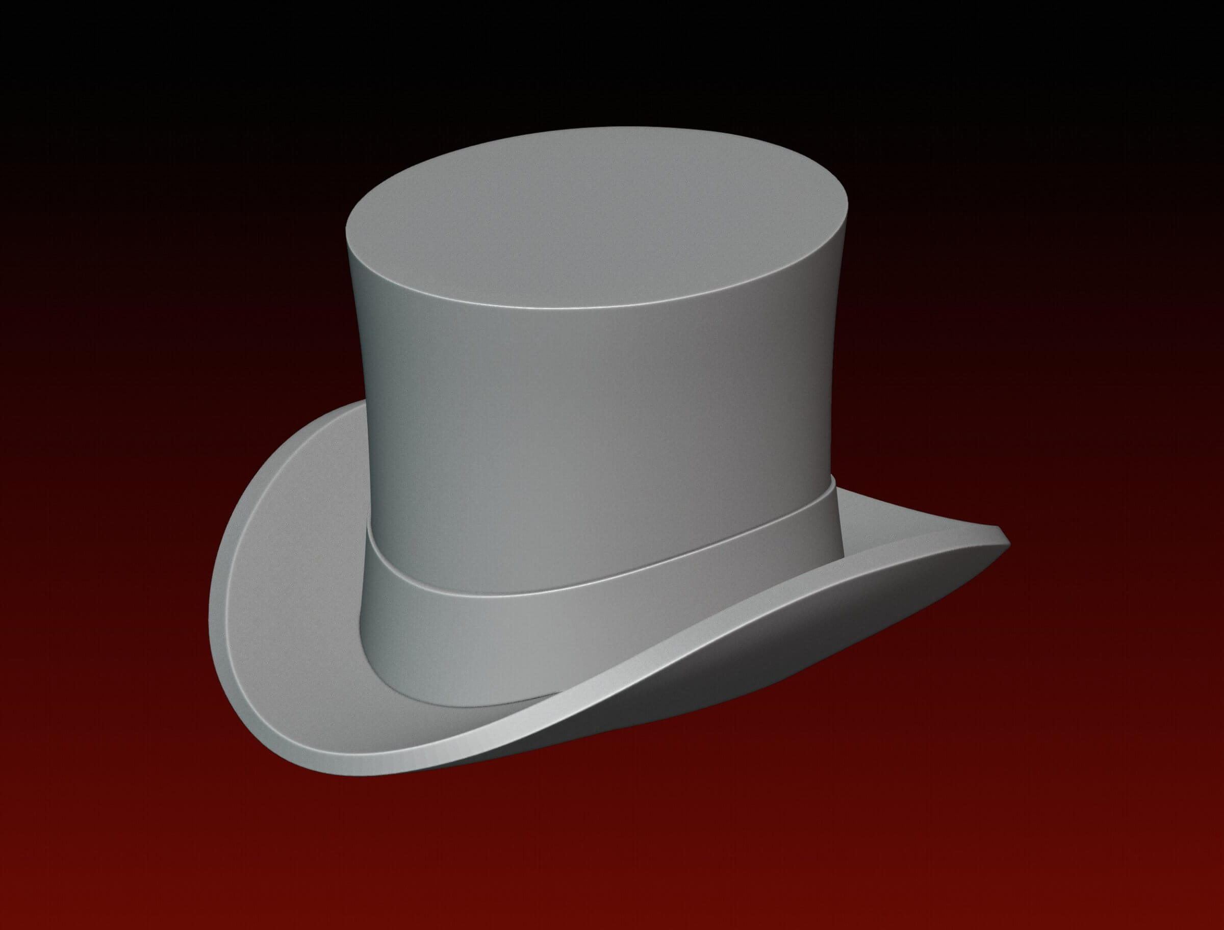 Top Hat - 3D Print Model by alexkovalev