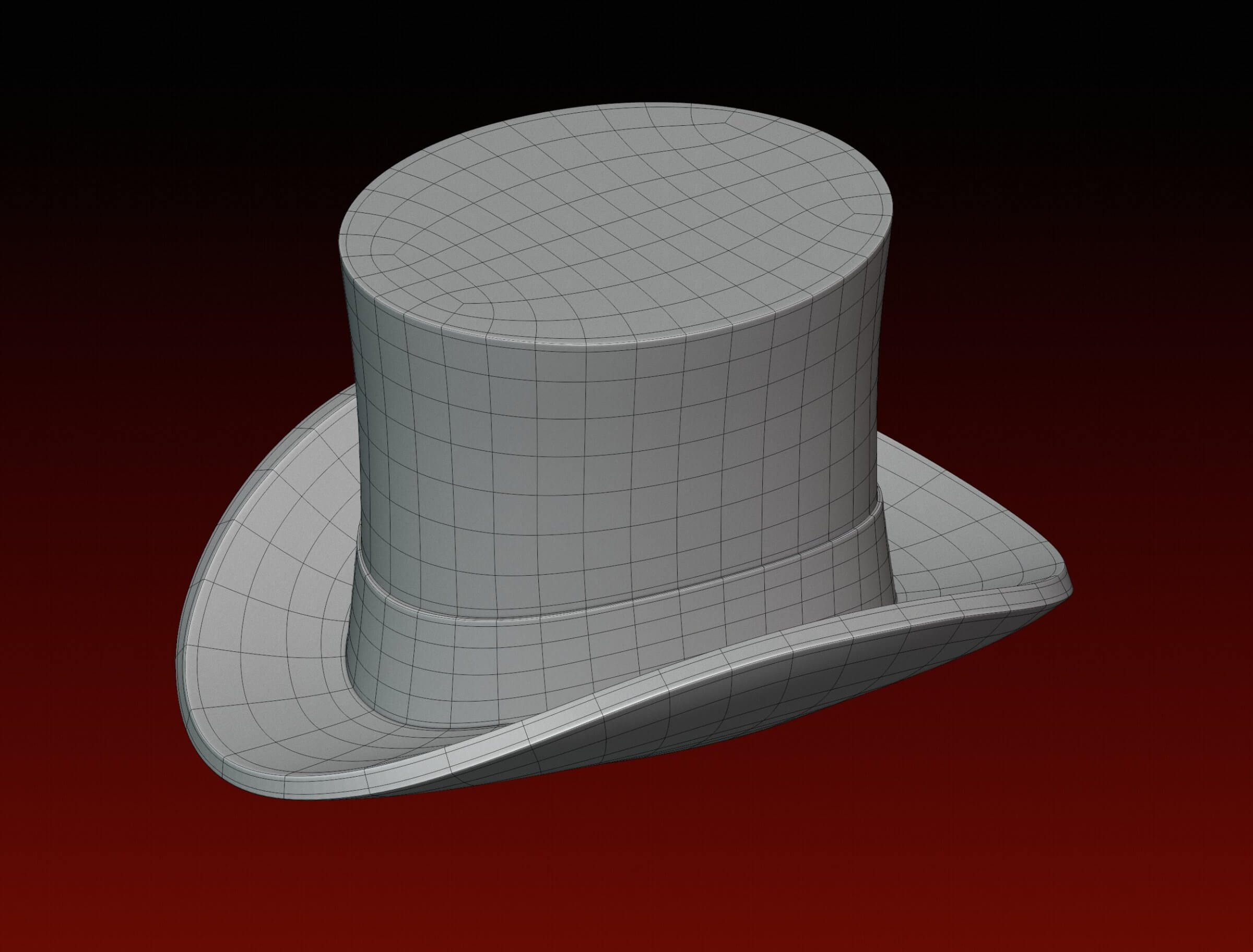 Top Hat - 3D Print Model by alexkovalev
