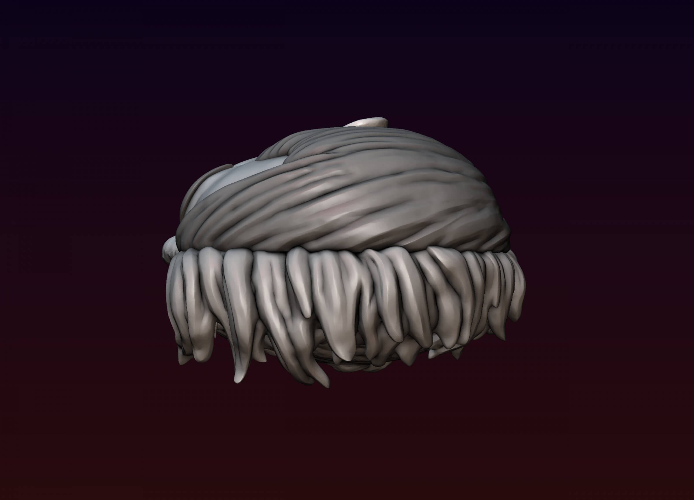 Two-Face 3D Model by alexkovalev