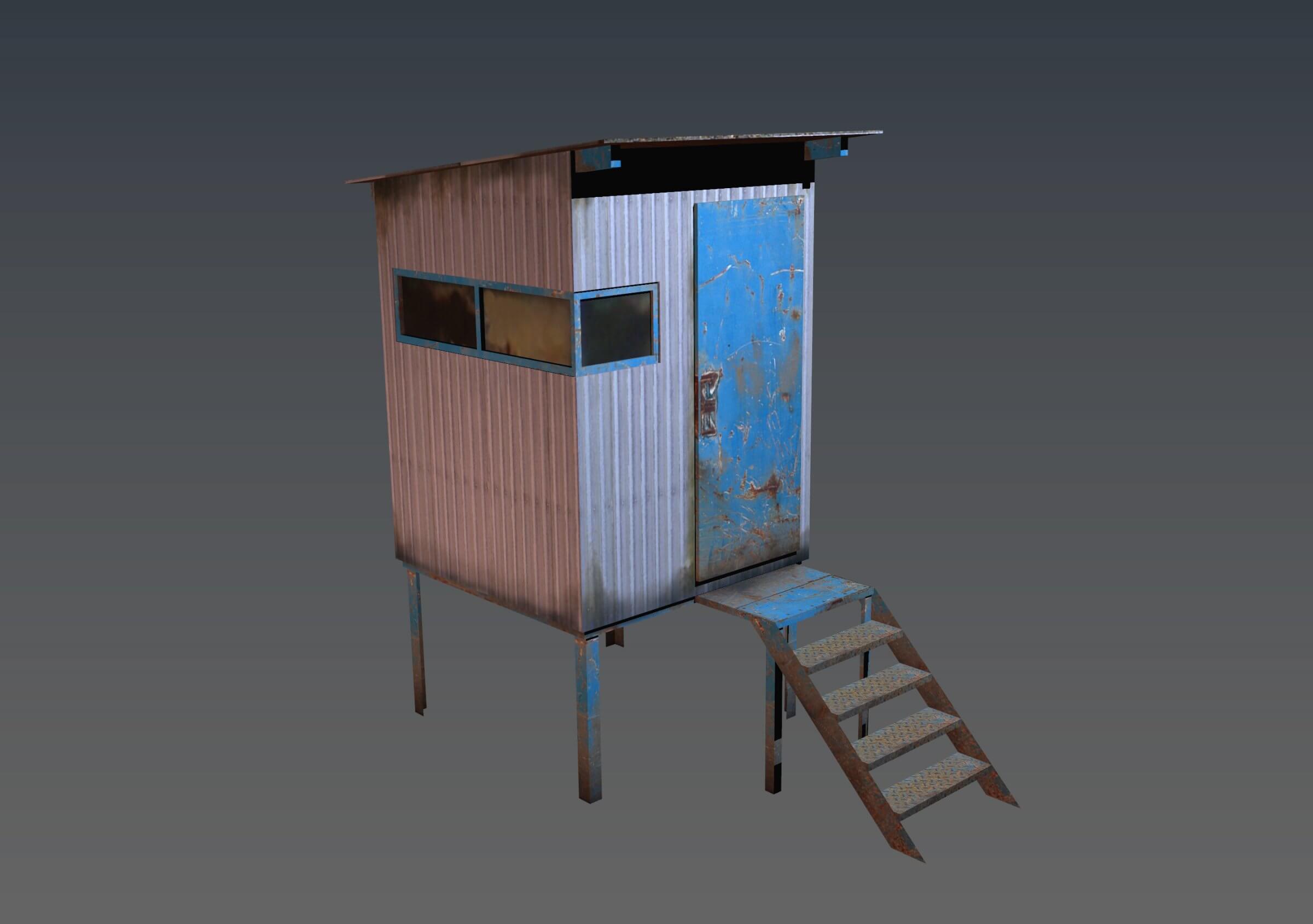 Watchtower Guard Tower - 3D Model by alexkovalev