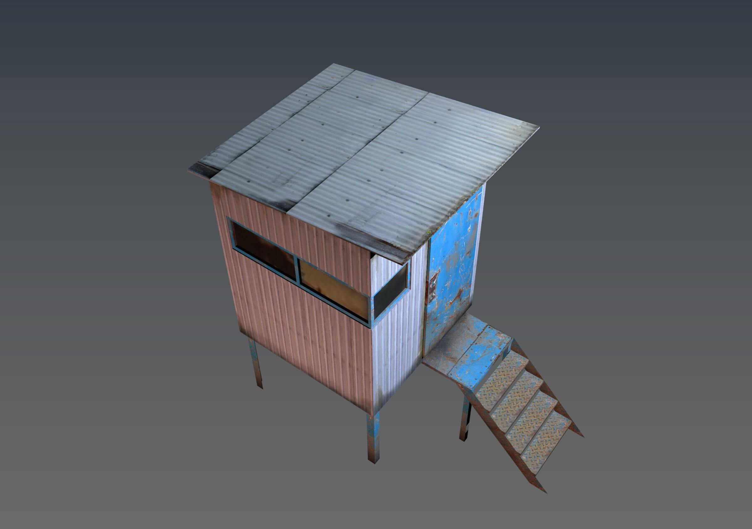 Watchtower Guard Tower - 3D Model by alexkovalev