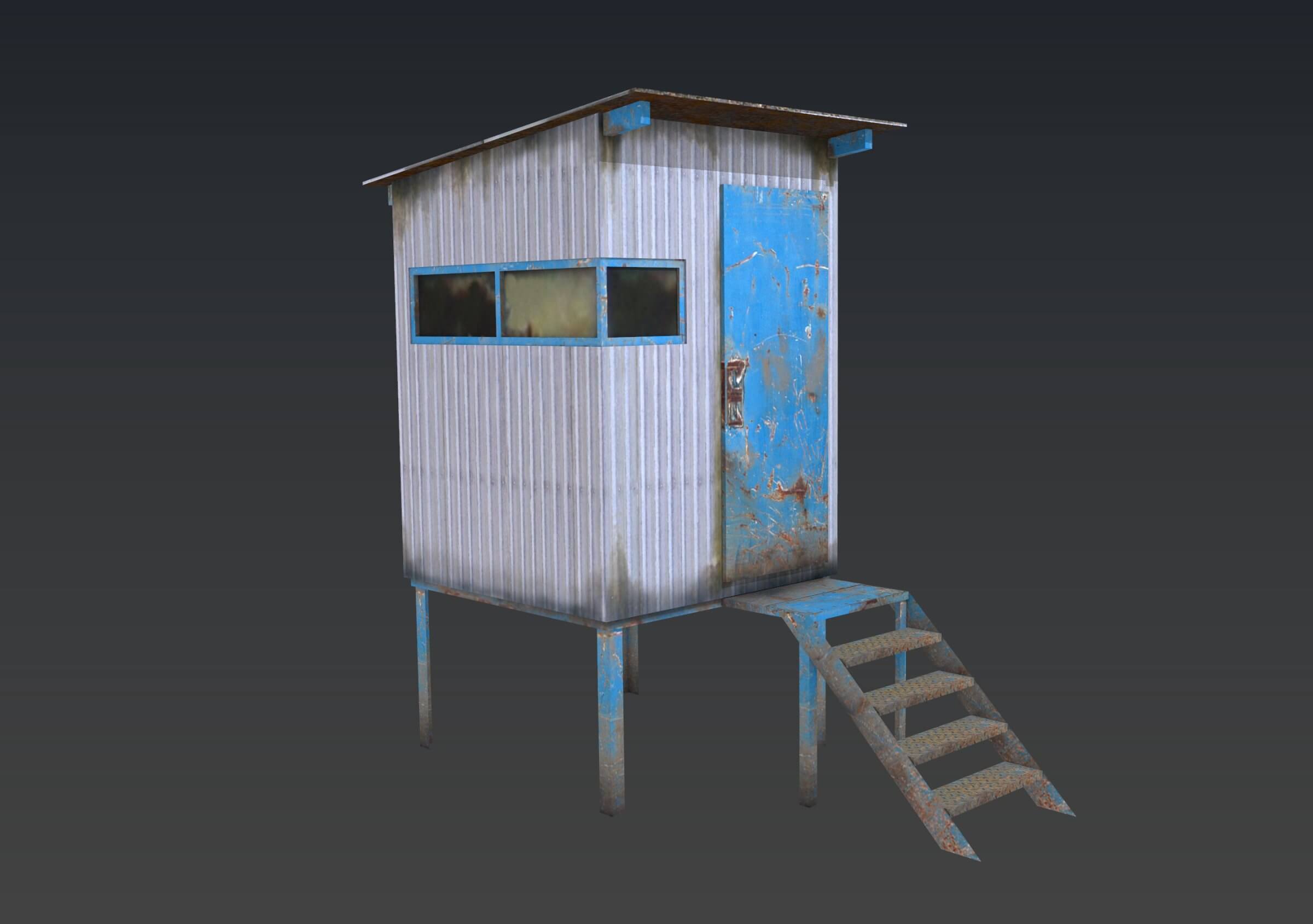 Watchtower Guard Tower - 3D Model by alexkovalev