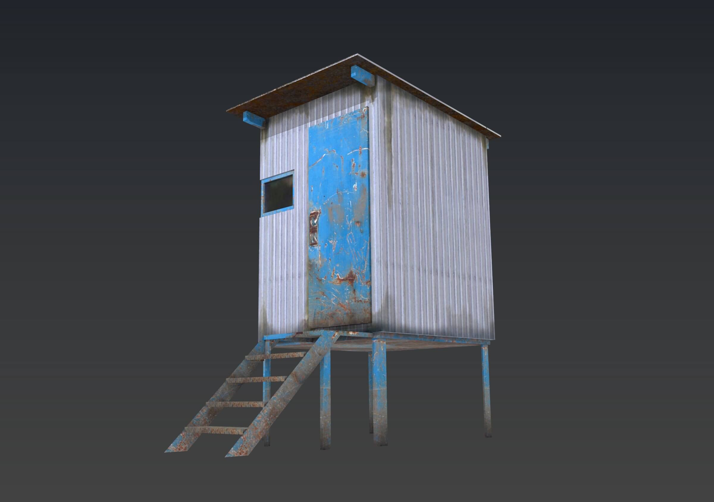 Watchtower Guard Tower - 3D Model by alexkovalev
