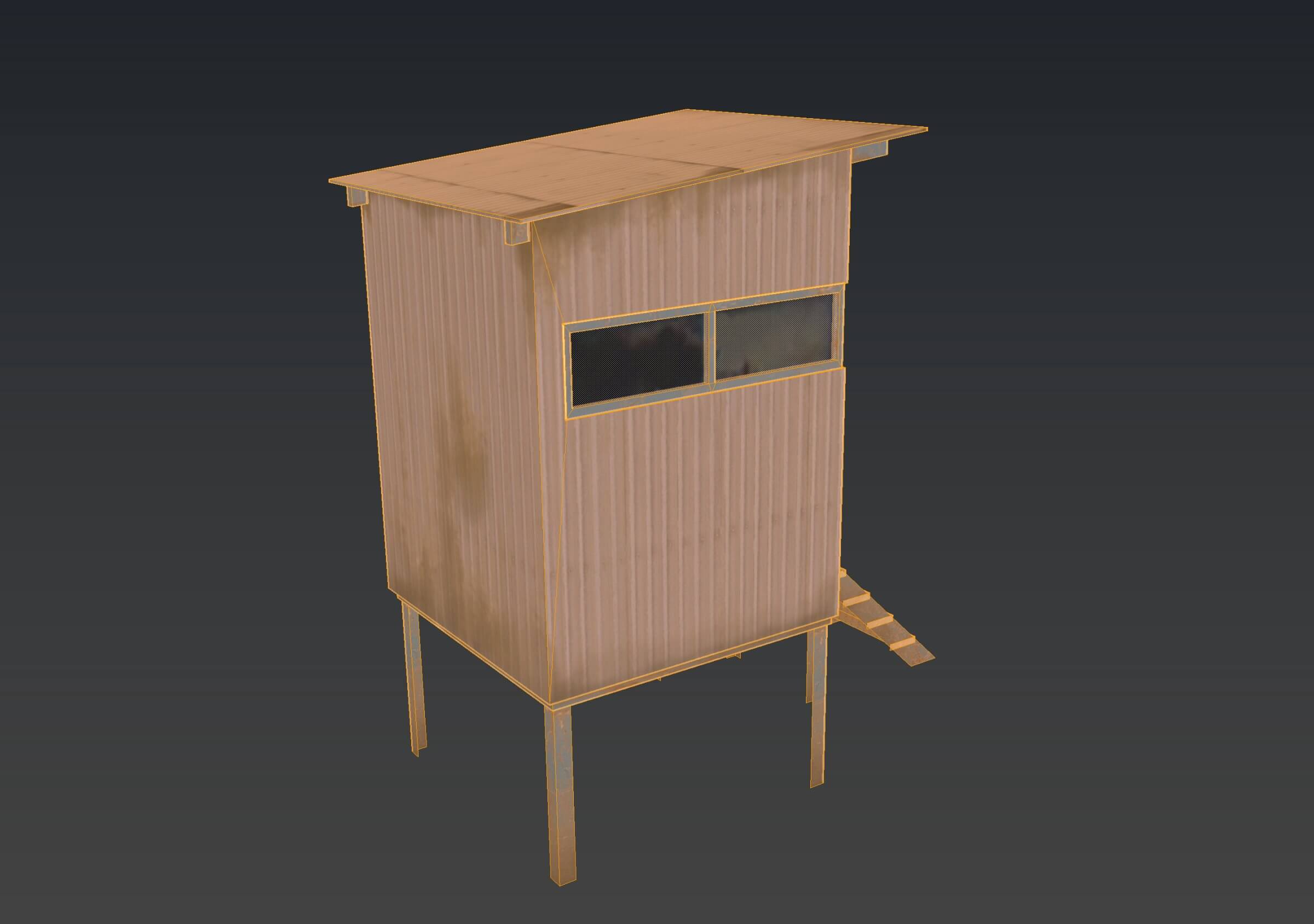 Watchtower Guard Tower - 3D Model by alexkovalev