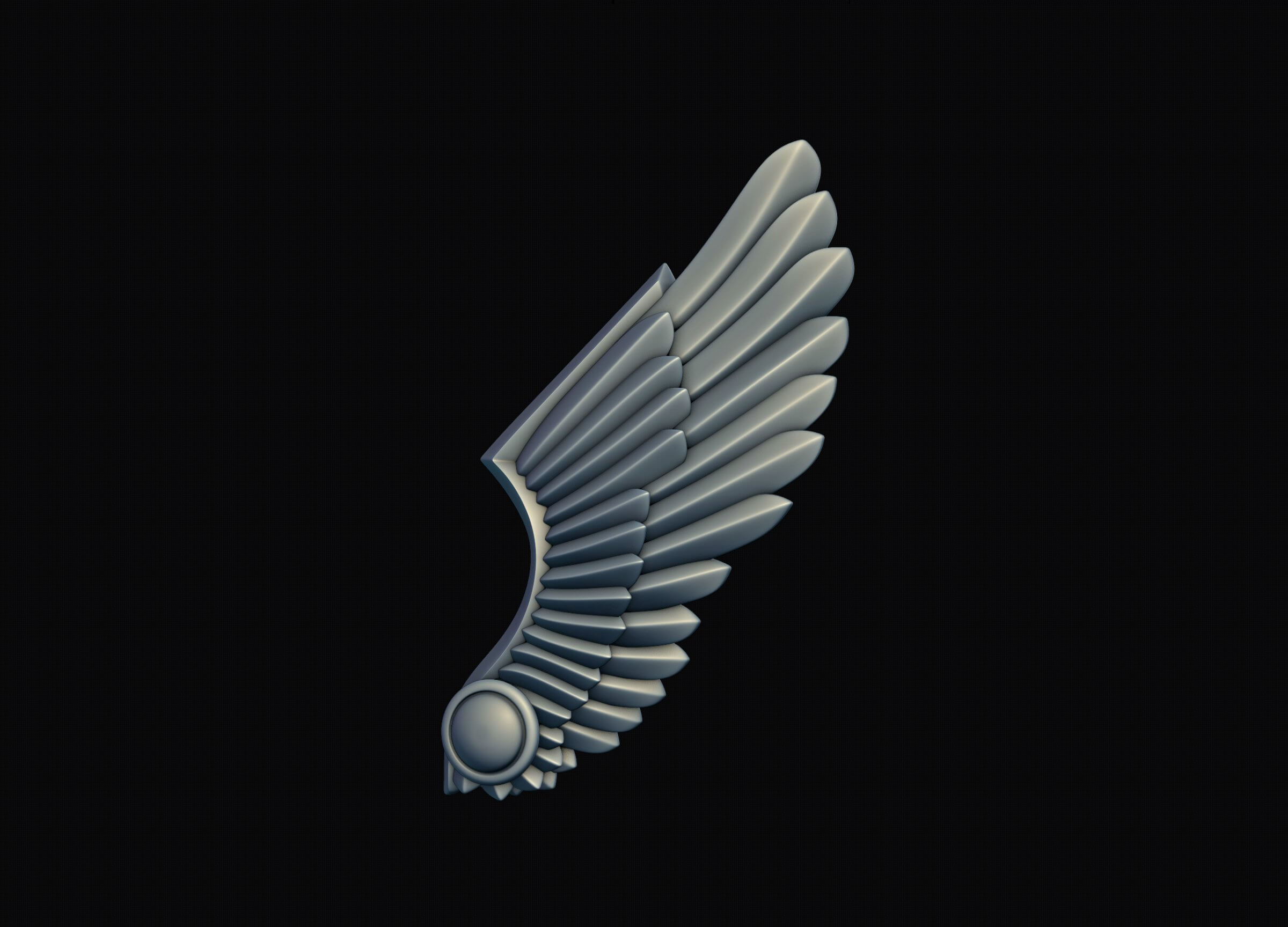 Wings Stylized - 3D Model by alexkovalev