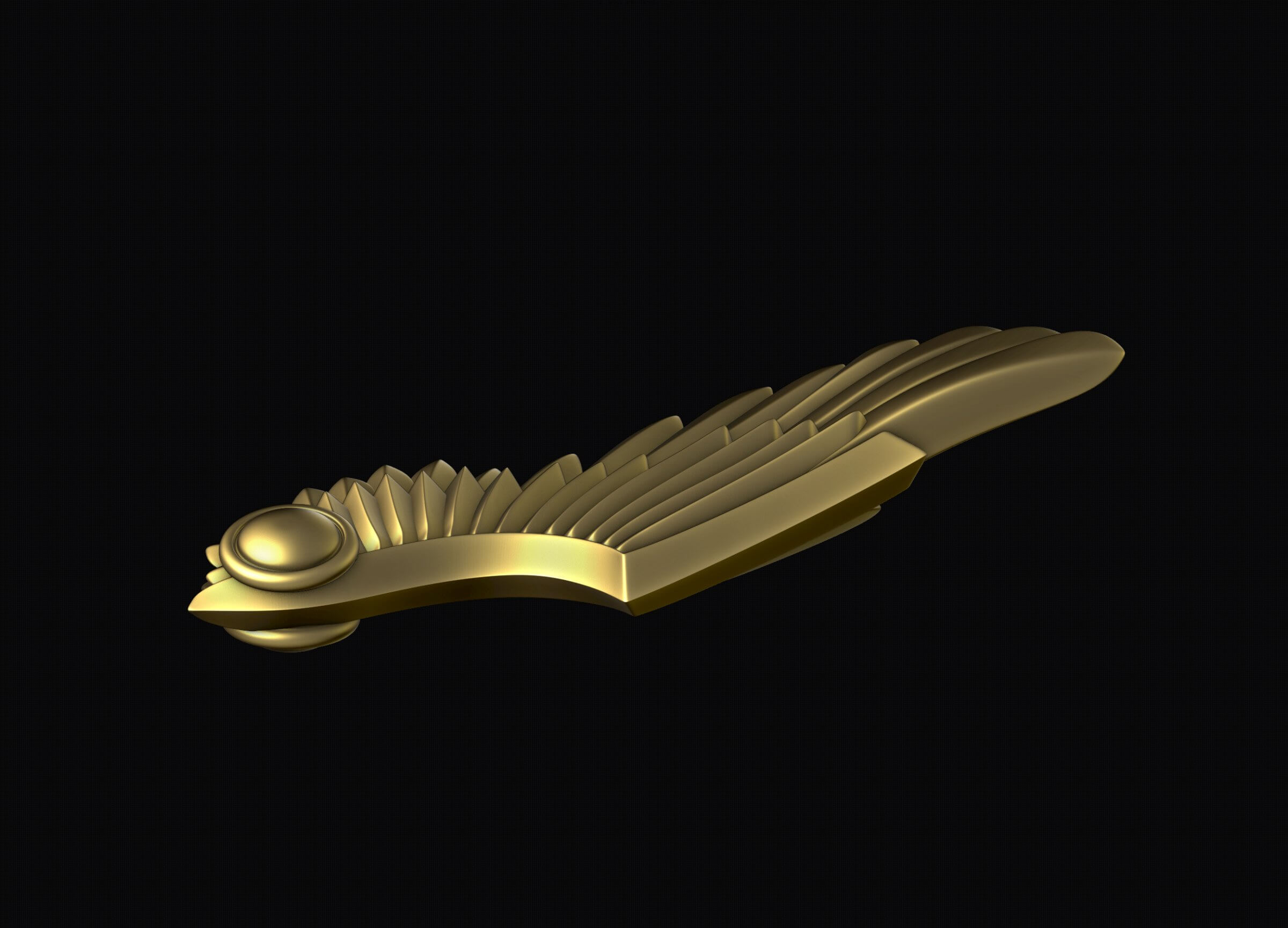 Wings Stylized - 3D Model by alexkovalev