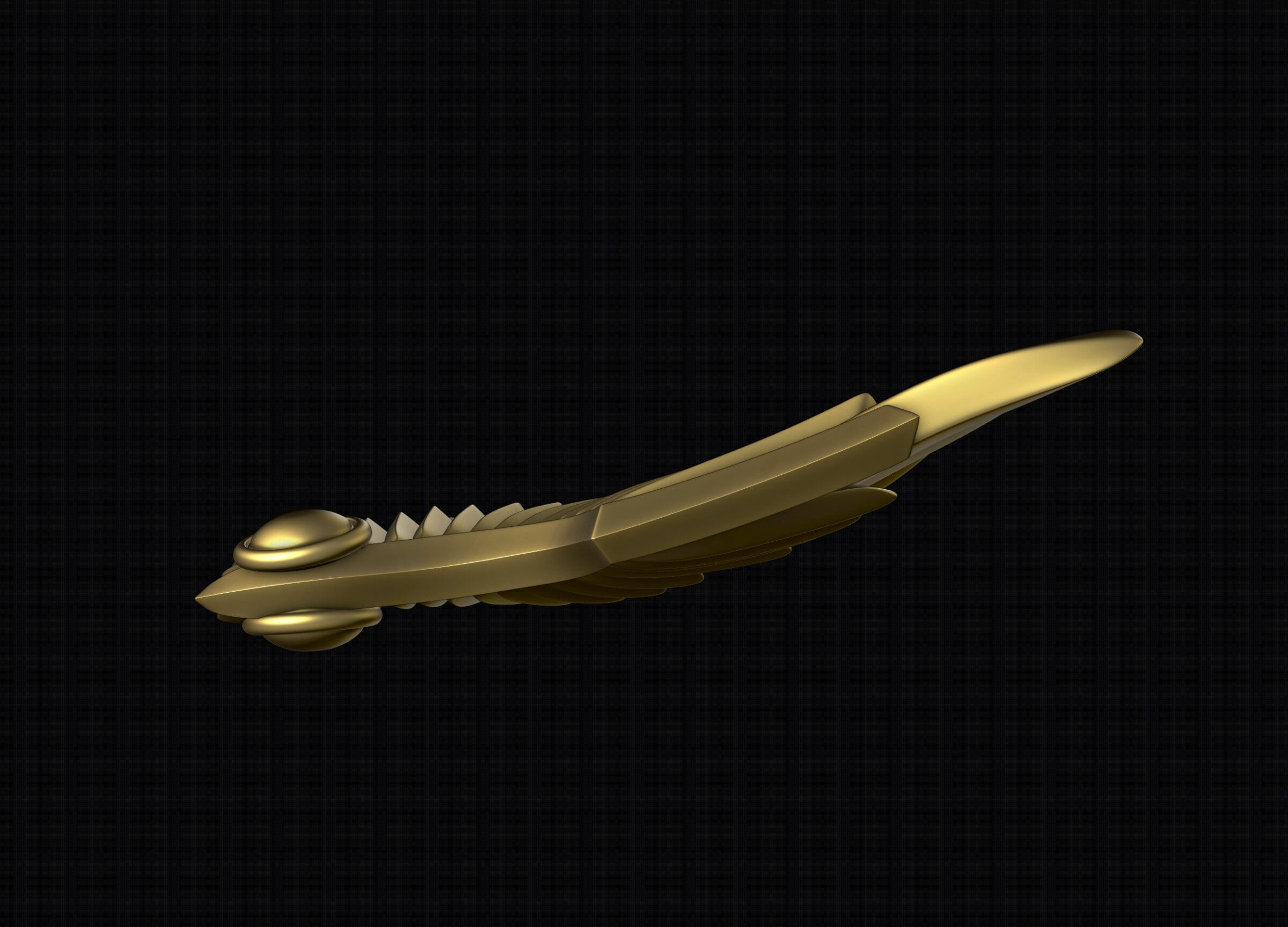 Wings Stylized - 3D Model by alexkovalev