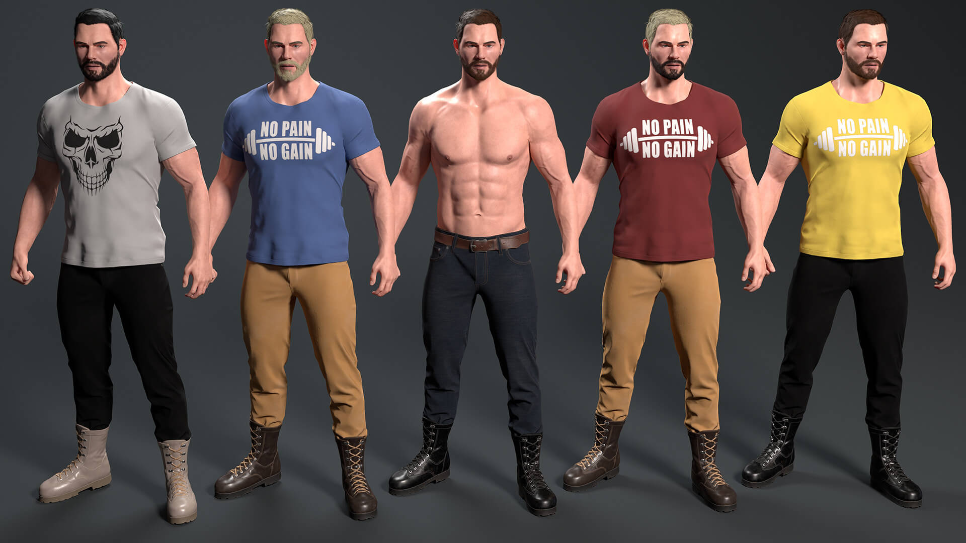 Big Guy - Game Ready 3D Model by AlexN