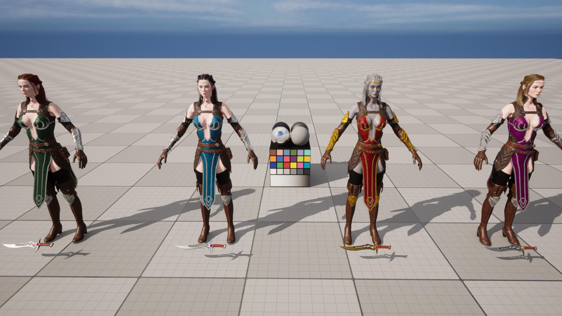 Fantasy Assassin Talia - 3D Model by AlexN