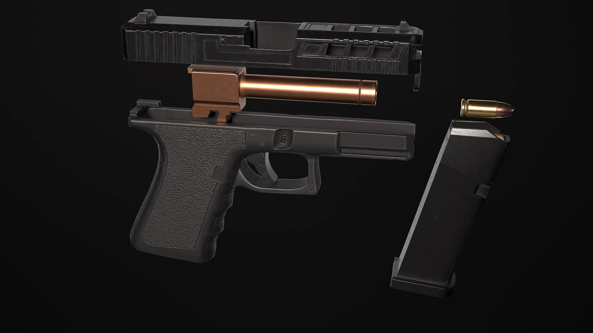 Military Girl - Game Ready 3D Model by AlexN