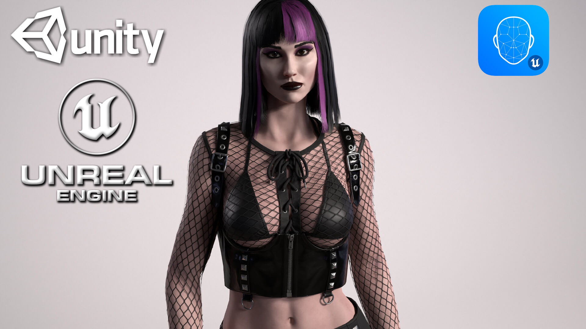 Wicked Girl - Game Ready 3D Model by AlexN