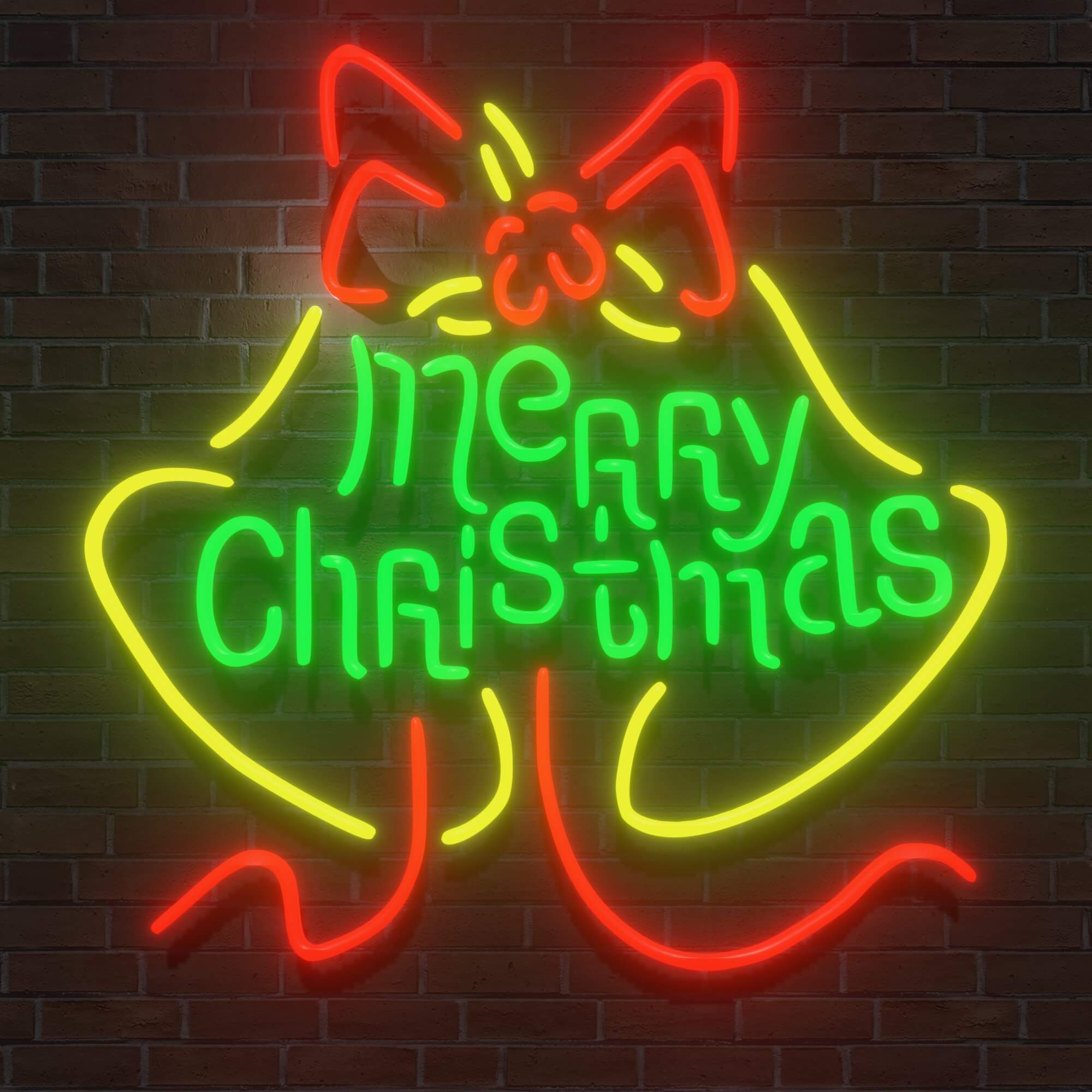 Christmas Neon 02 - 3D Model by AlexRippa