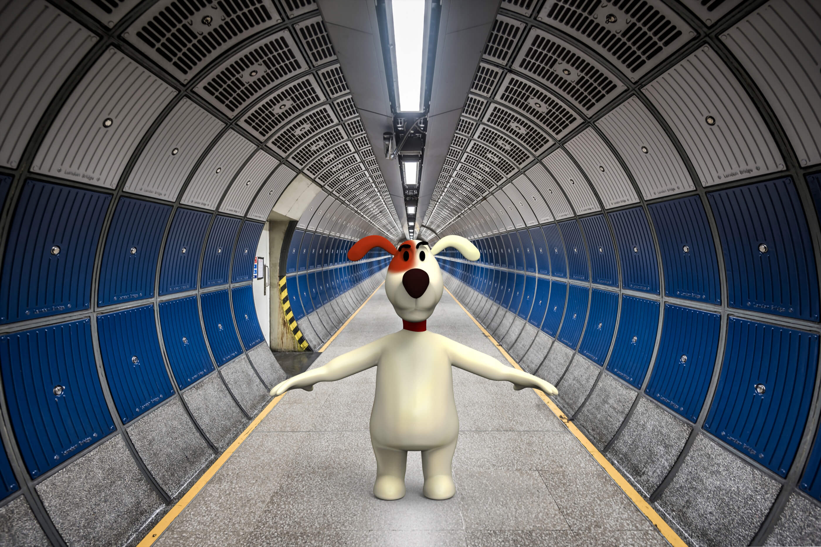 Catoon Dog - 3D Model by Alexstarky