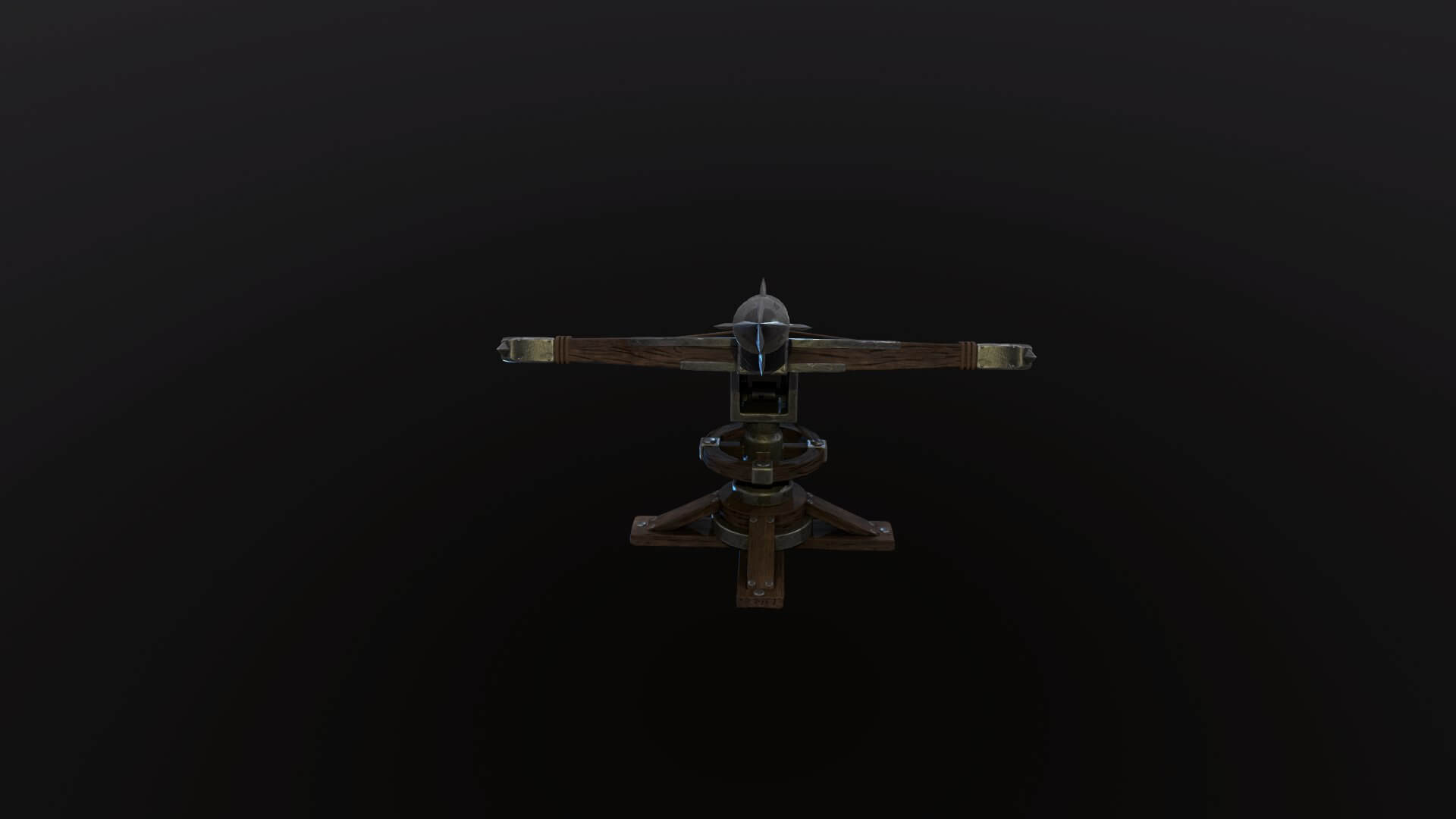 Low Poly Ballista - 3D Model by AlexTroi