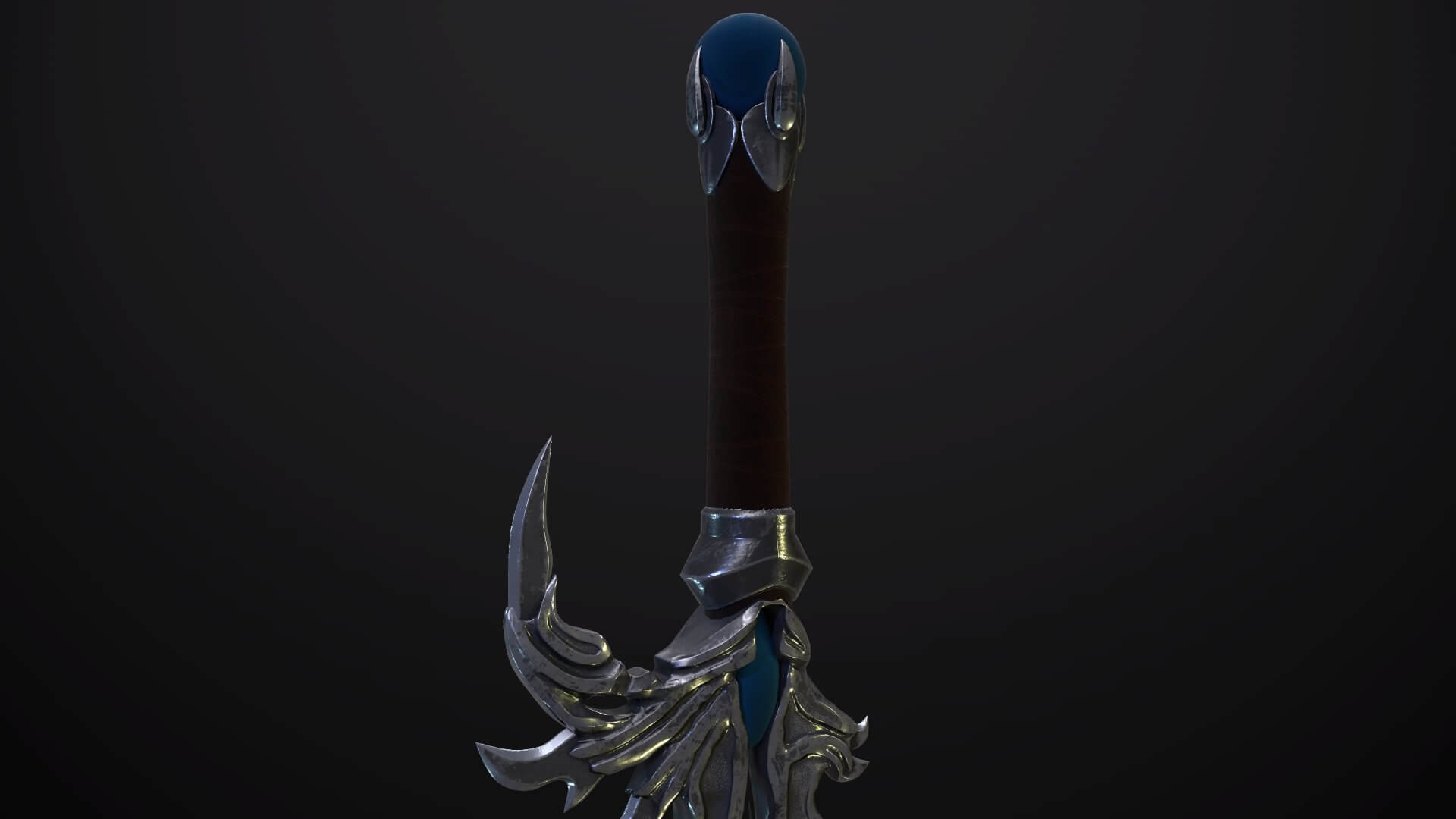 Low Poly Dagger Angel Slayer - 3D Model by AlexTroi
