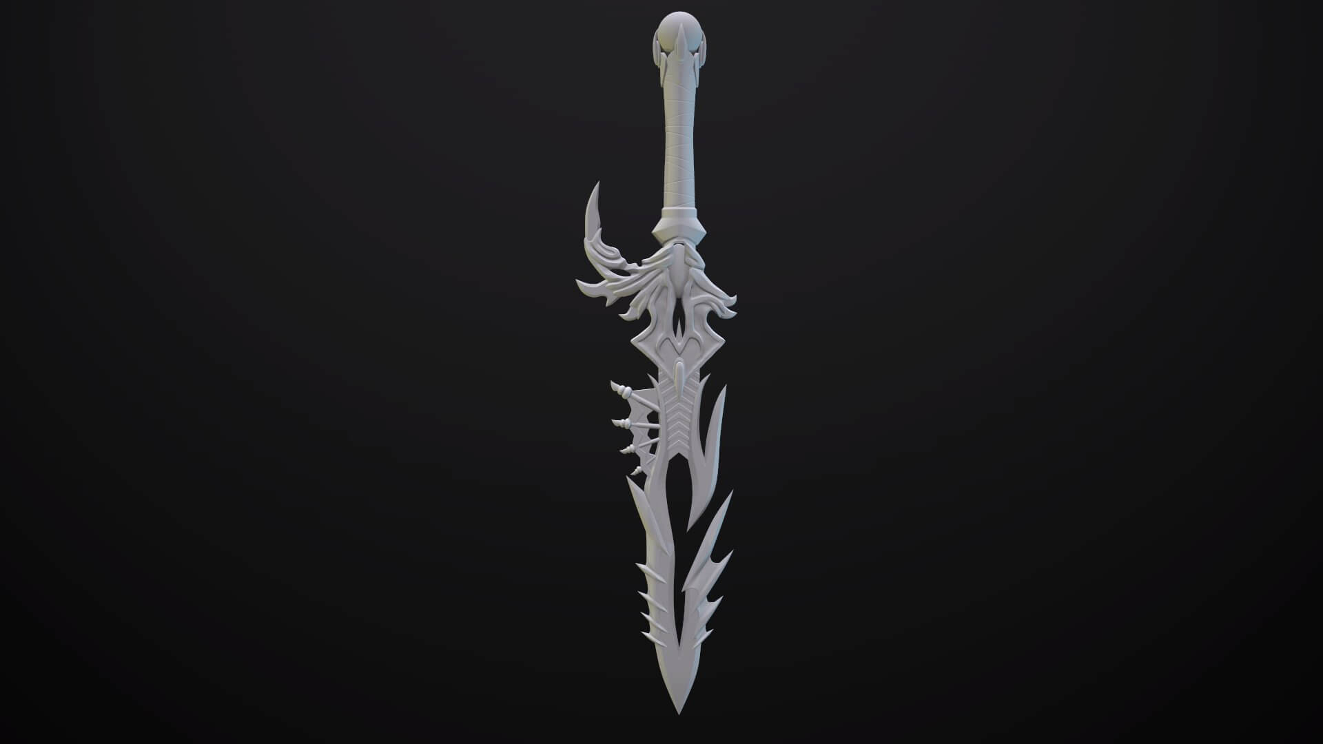 Low Poly Dagger Angel Slayer - 3D Model by AlexTroi