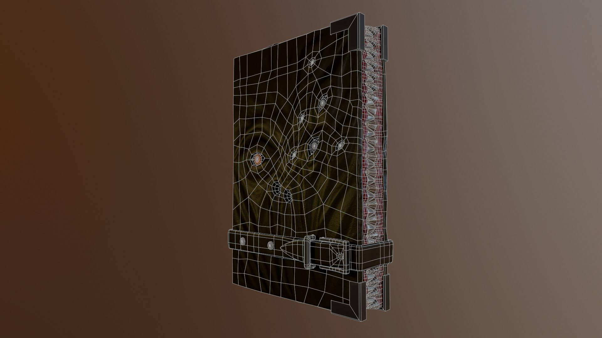 Low Poly Evil Book - 3D Model by AlexTroi